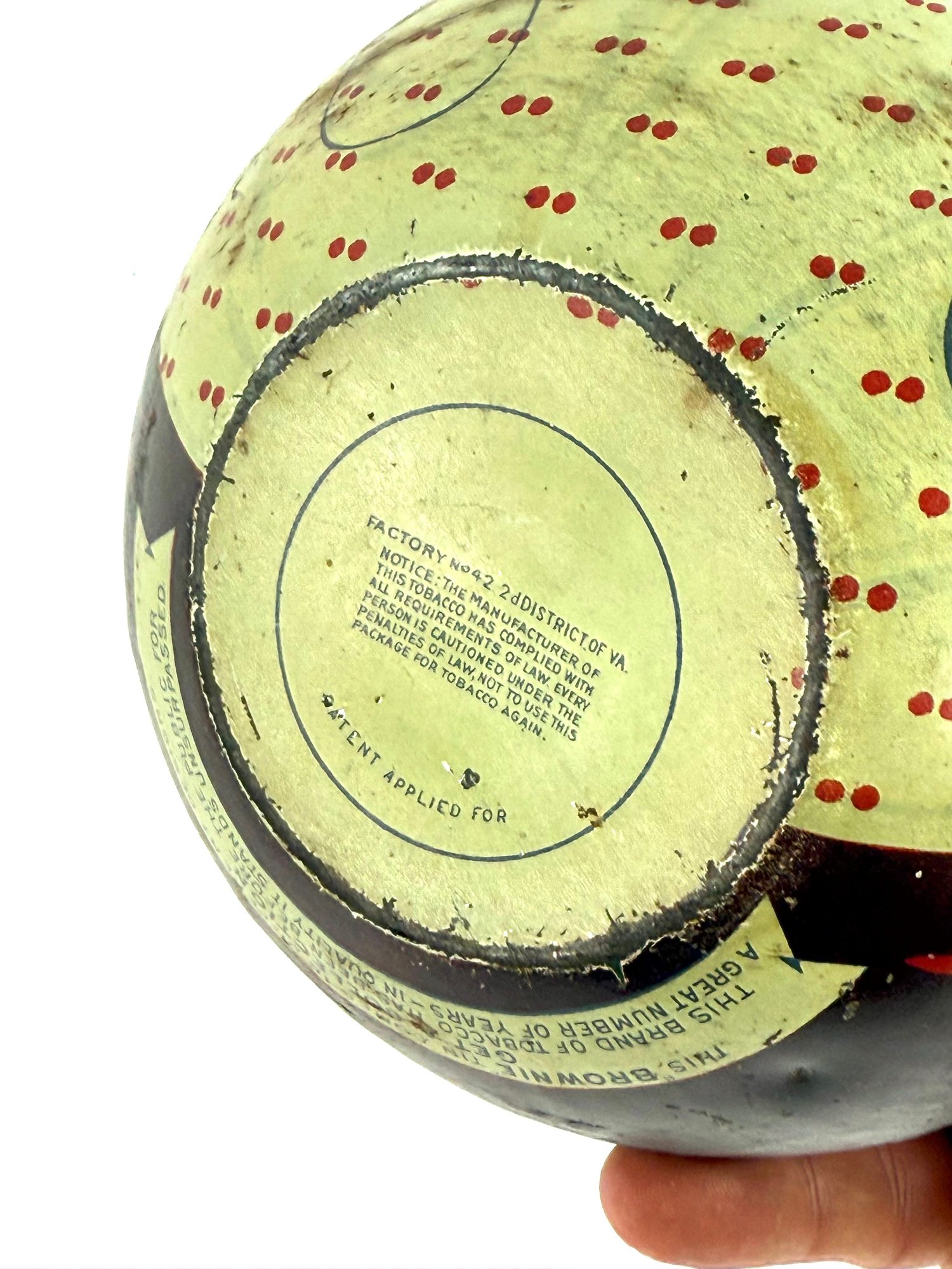 19th Century Mayos Roly Poly Tobacco Tin (Mammy) #3403 | Auctionninja.com