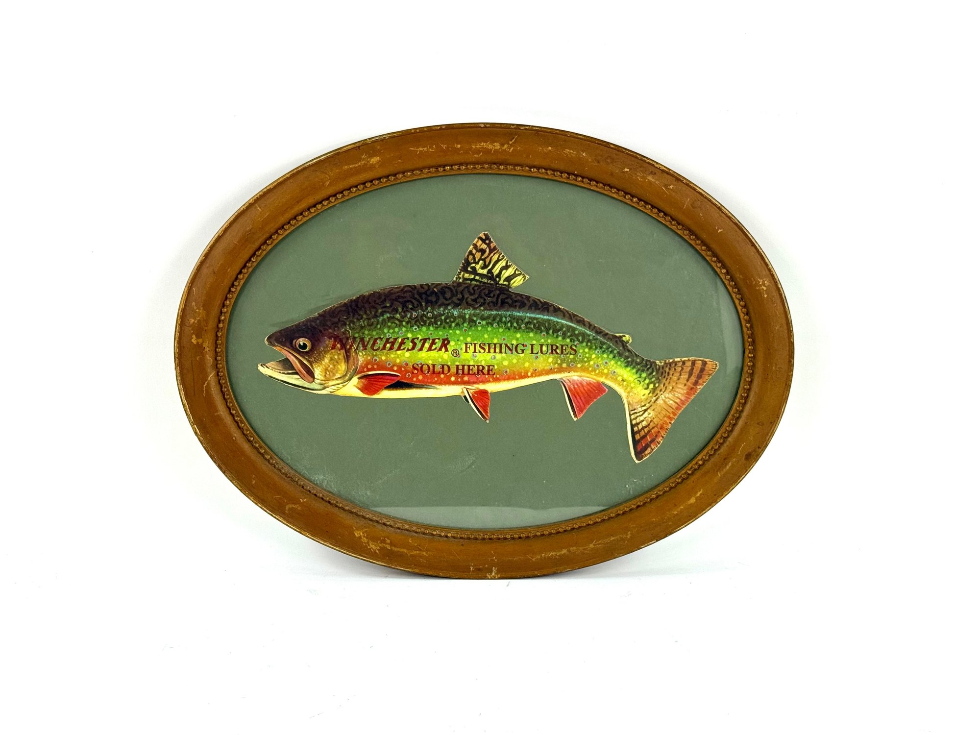 Winchester Fishing Lures Sold Here Advertising Sign #3432 ...