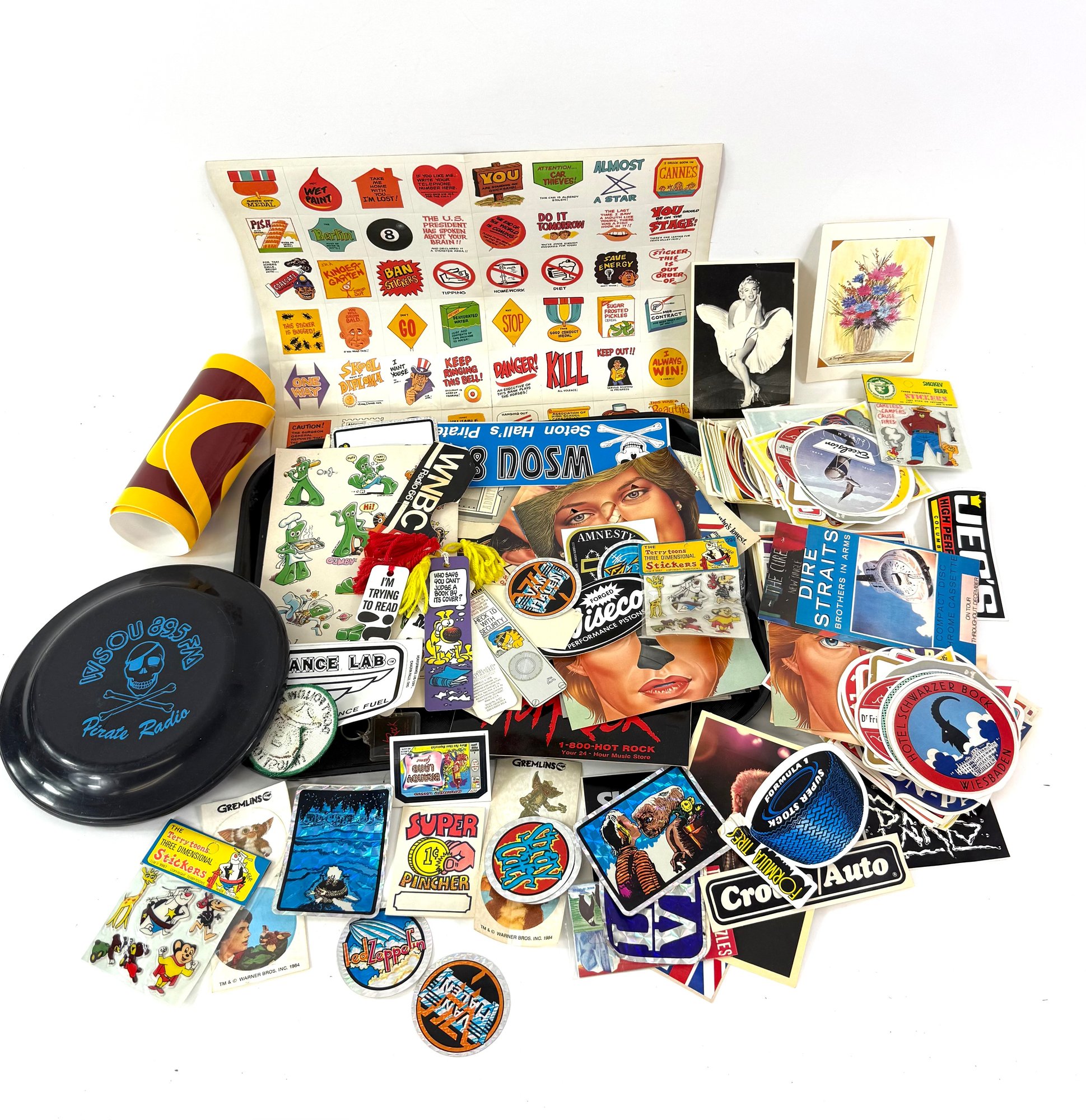 Vintage And Contemporary Lot Of Stickers And Advertising #4702 ...