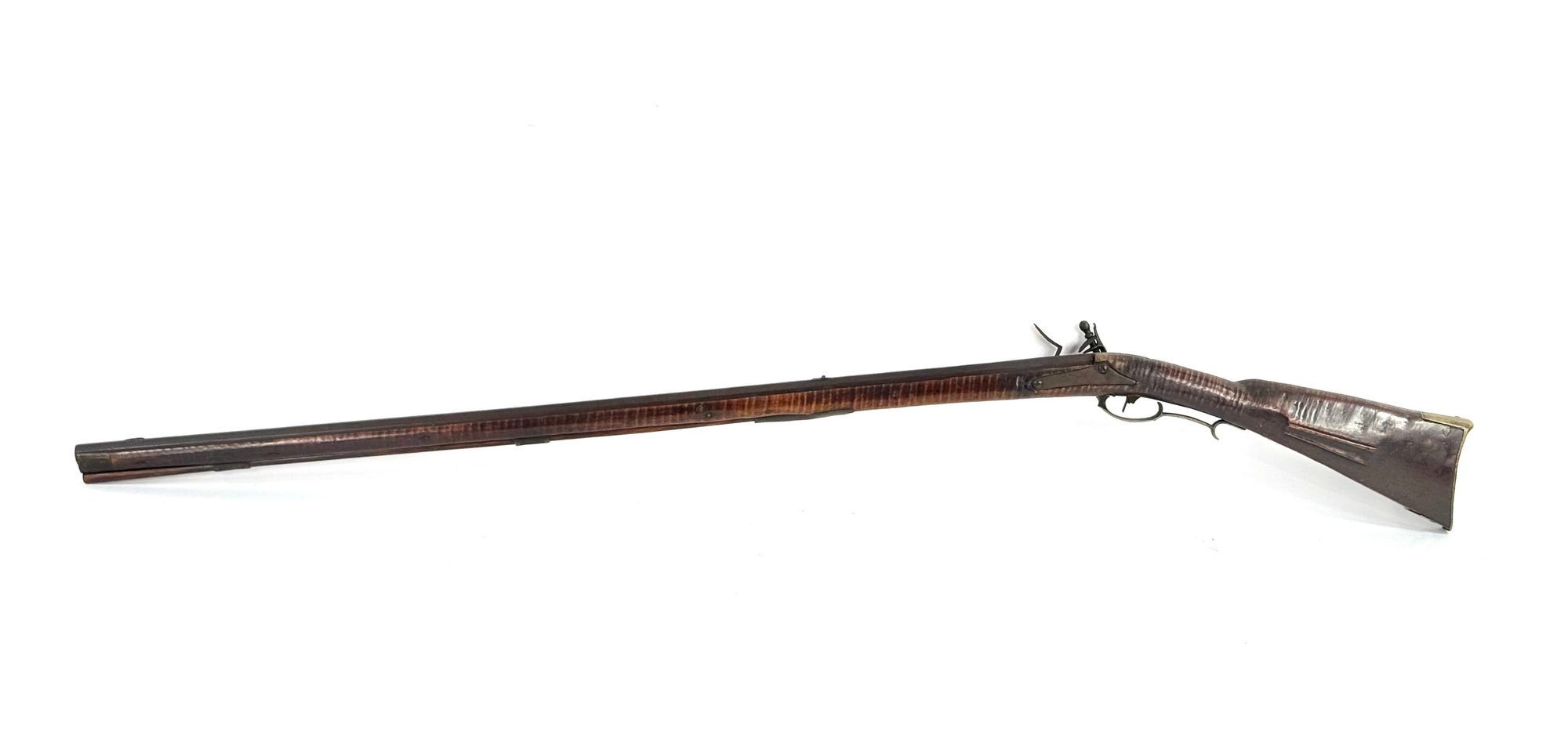 Antique Flintlock Pennsylvania Long Rifle #3588 | Auctionninja.com