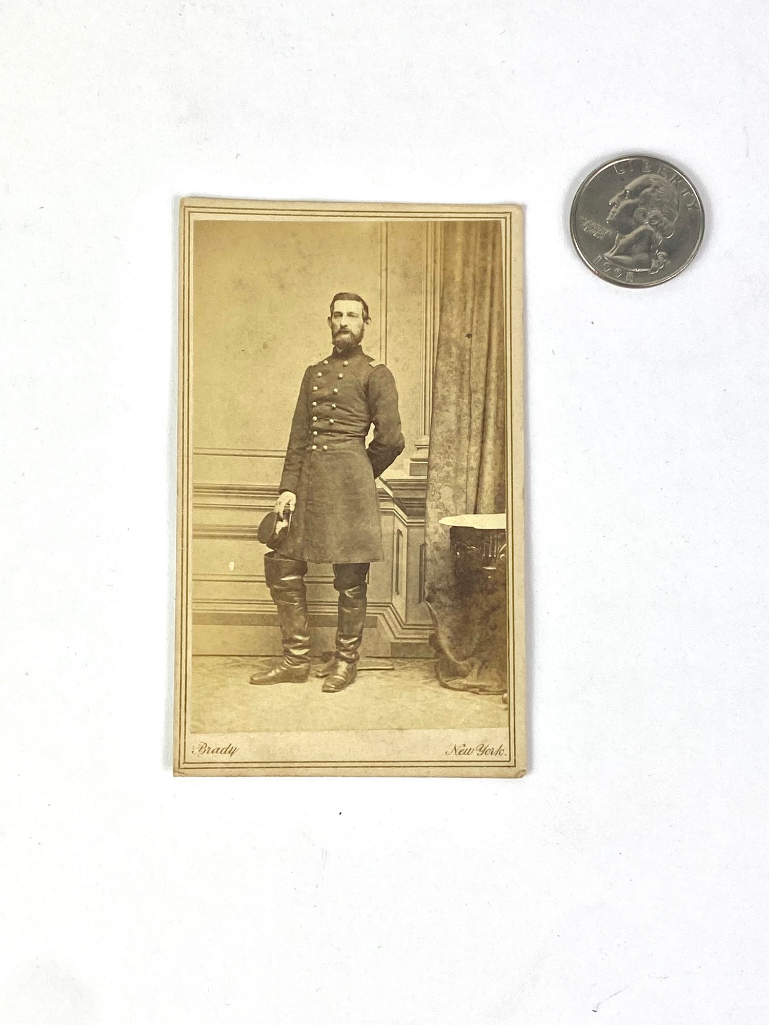 Civil War CDV Of Lieutenant Colonel George F Nichols 118th New York ...