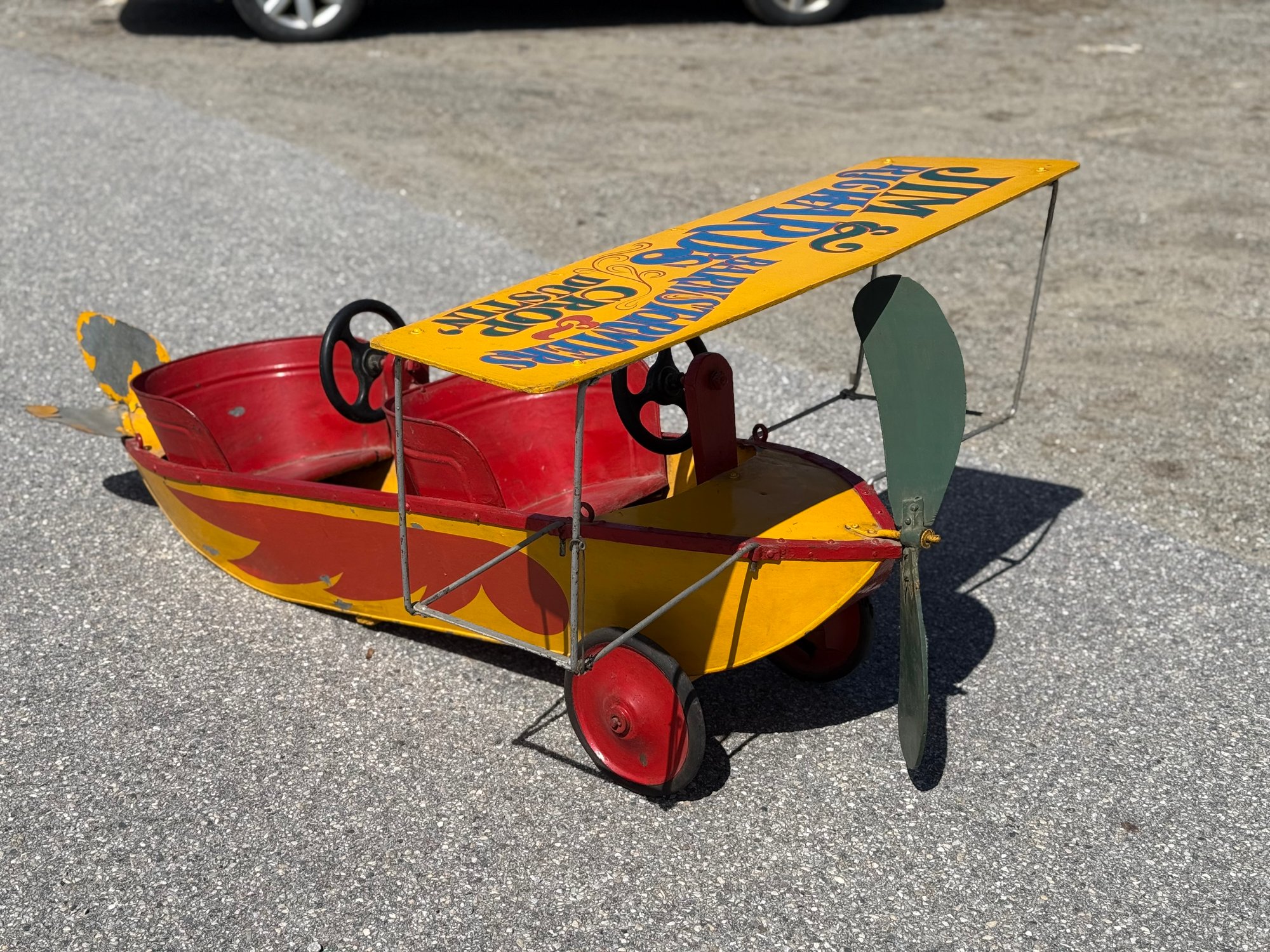 1940s Childs Carnival Hanging Airplane Ride #2876 | Auctionninja.com