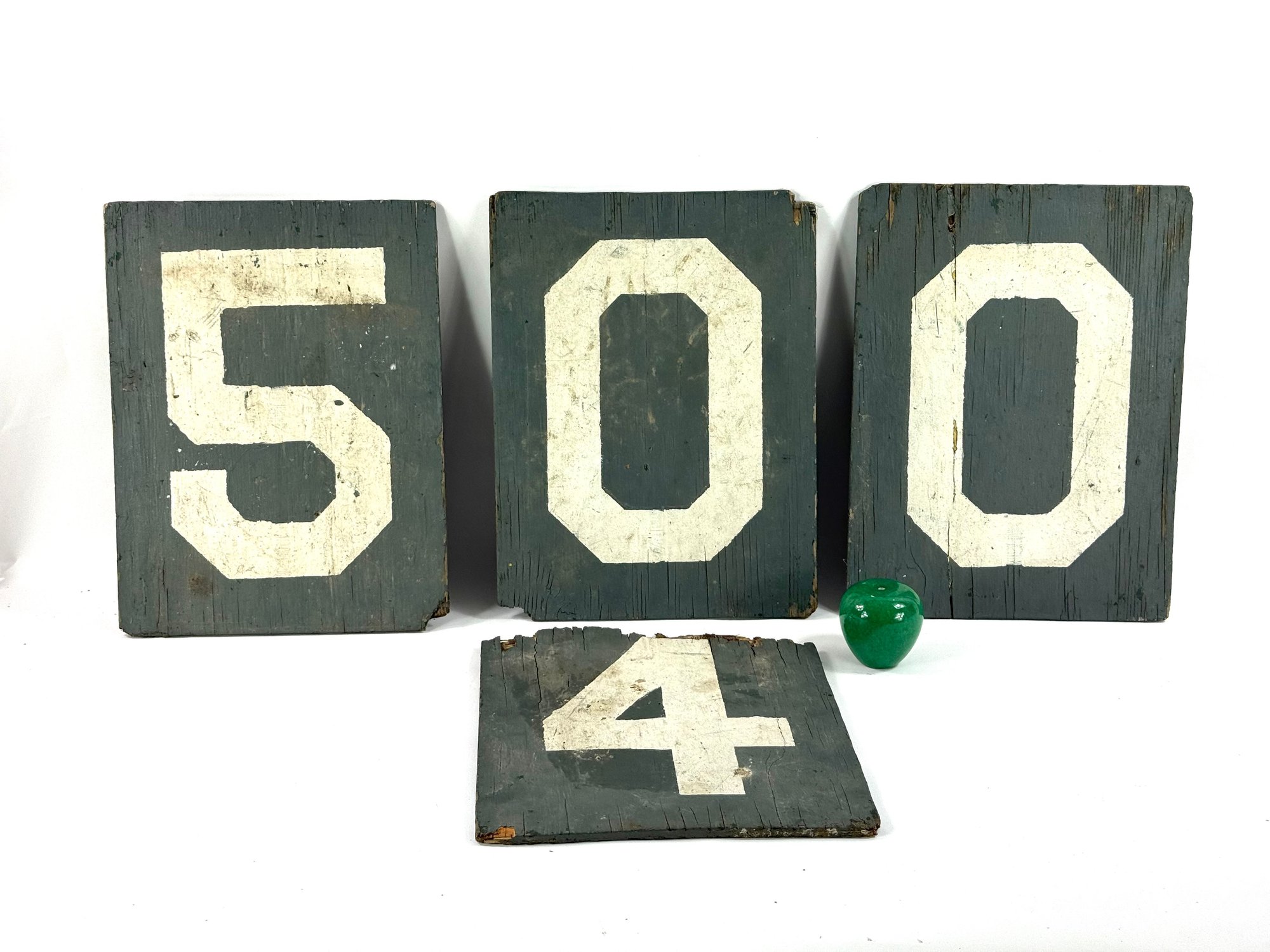 Antique Baseball Scoreboard Number Panels #4164 | Auctionninja.com
