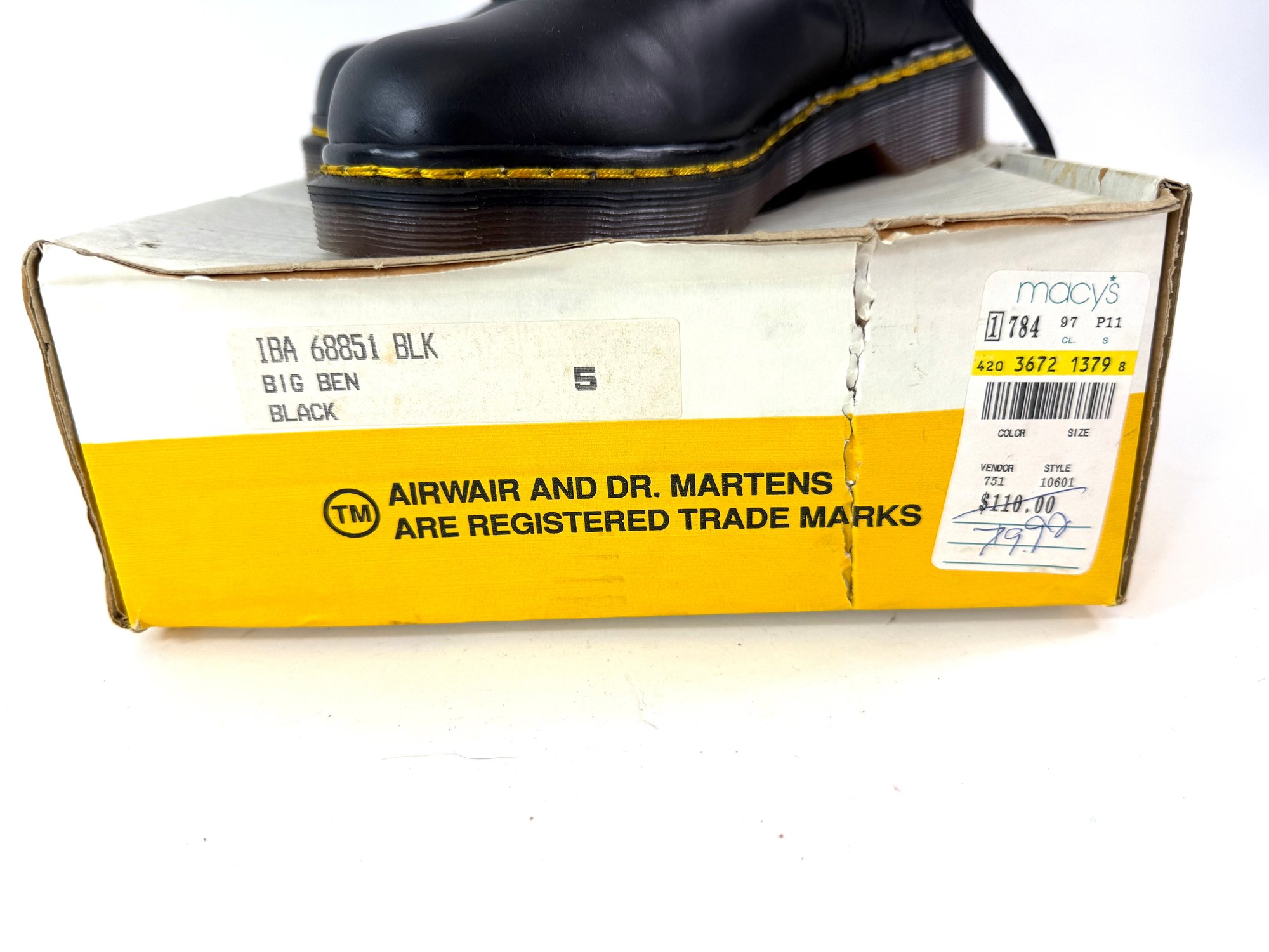 Pair Of Original Doc Martens In The Box #4587 | Auctionninja.com
