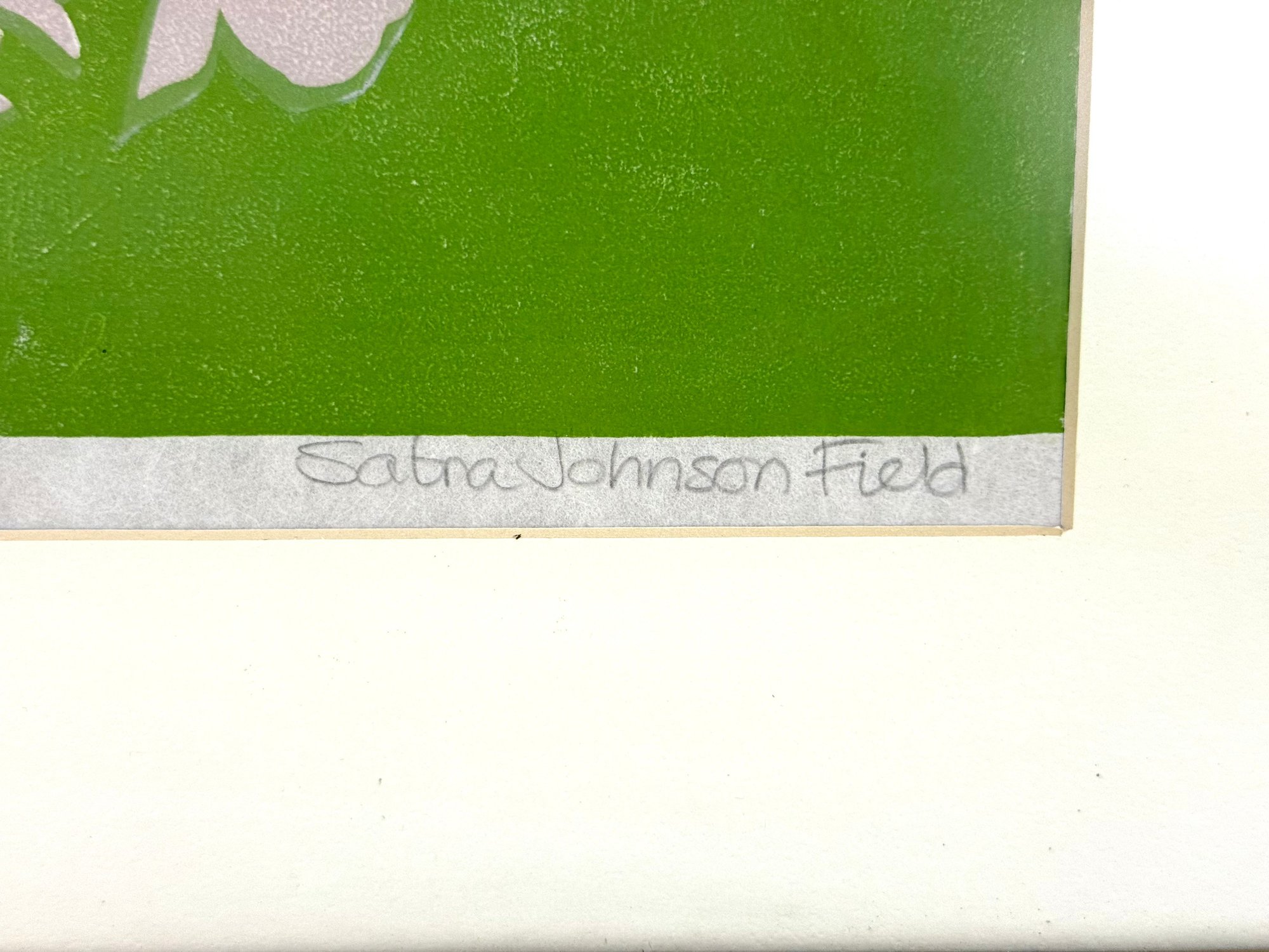 Original Sabra Jonson Field Wood Block (Cosmos) #3328 | Auctionninja.com