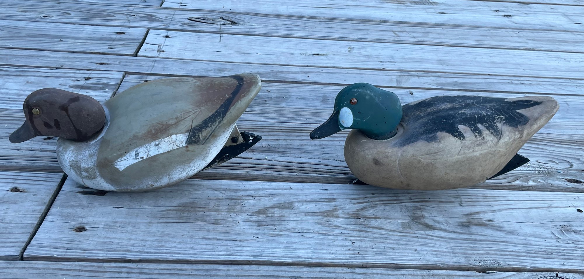 Two Floating Duck Decoys #5422 | Auctionninja.com