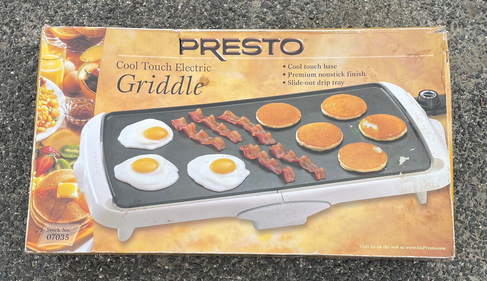 Presto Cool Touch Electric Griddle #2365 | Auctionninja.com