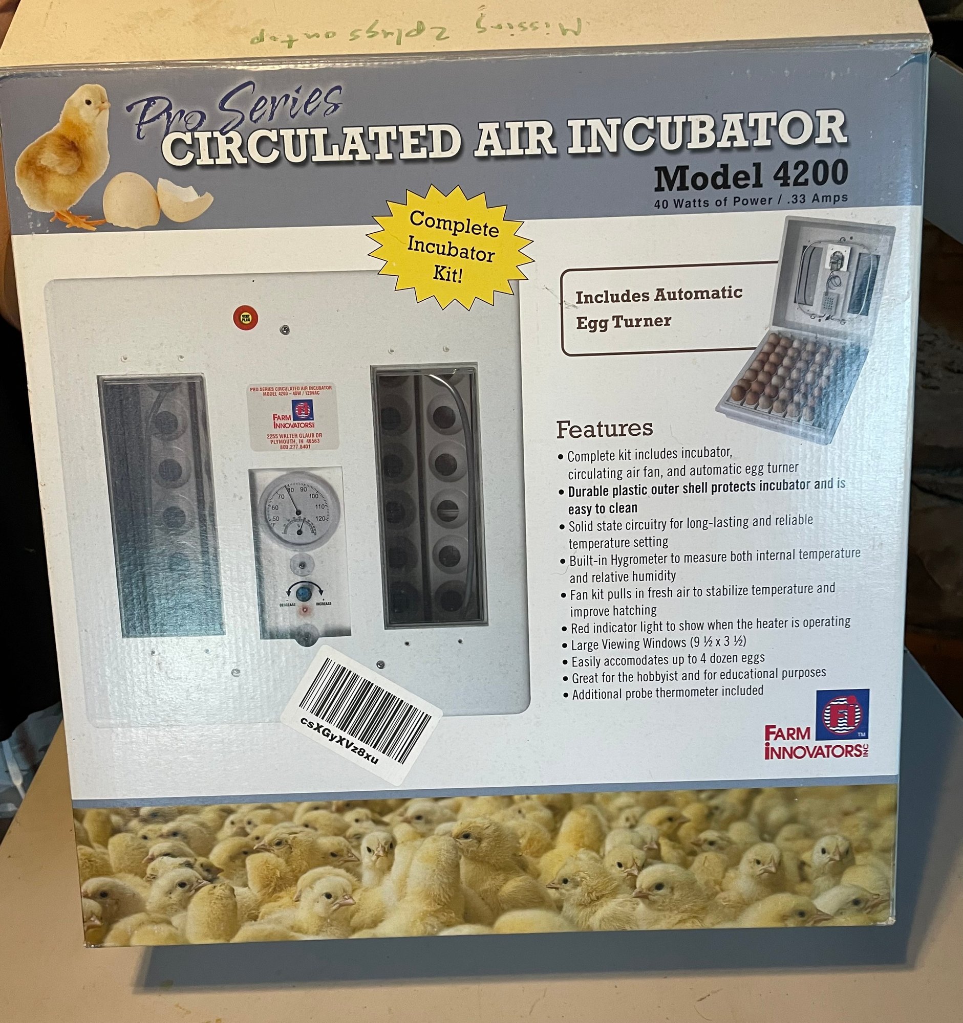 Circulated Air Incubator #5561 | Auctionninja.com