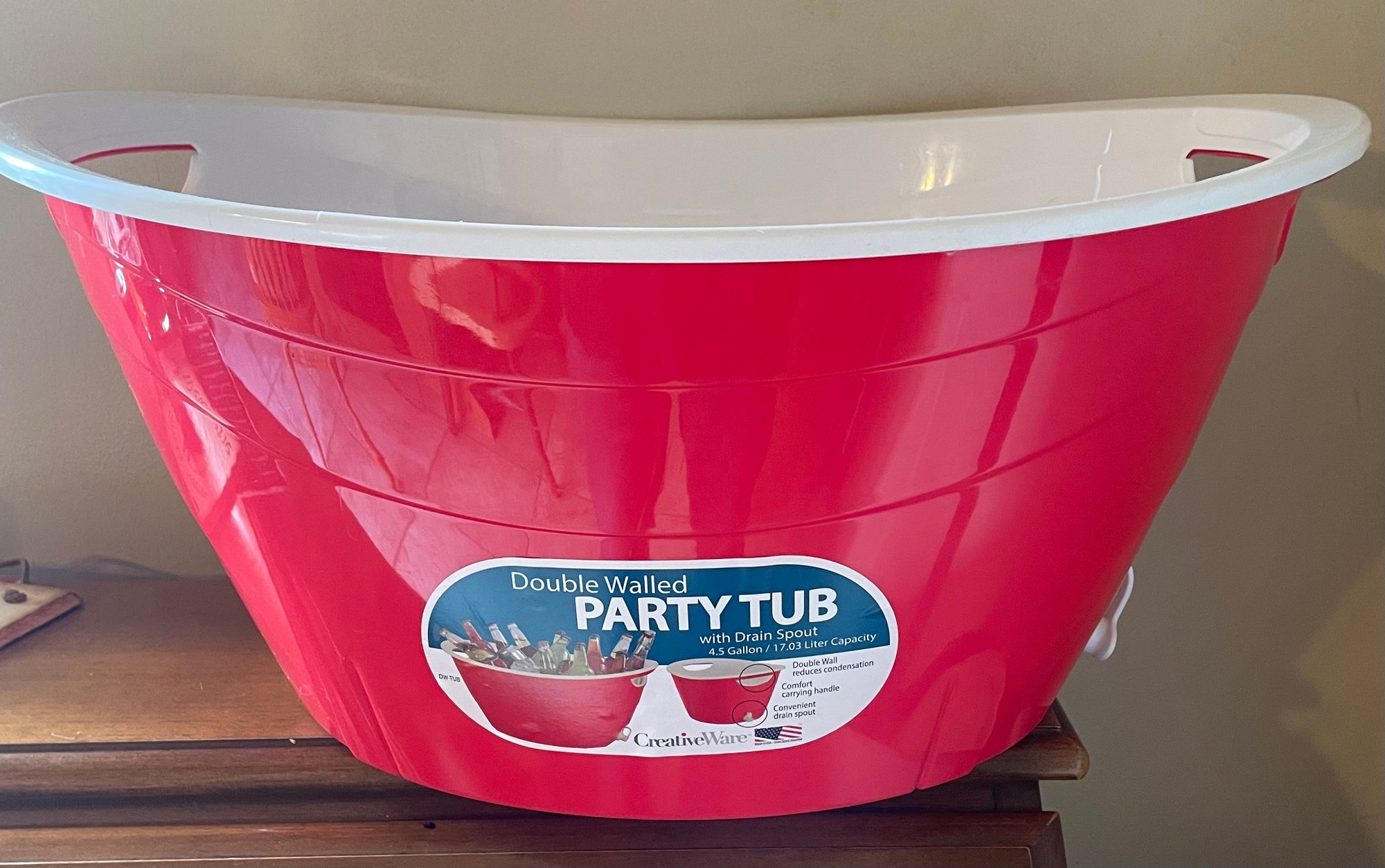 Double Walled Party Tub #5907 | Auctionninja.com