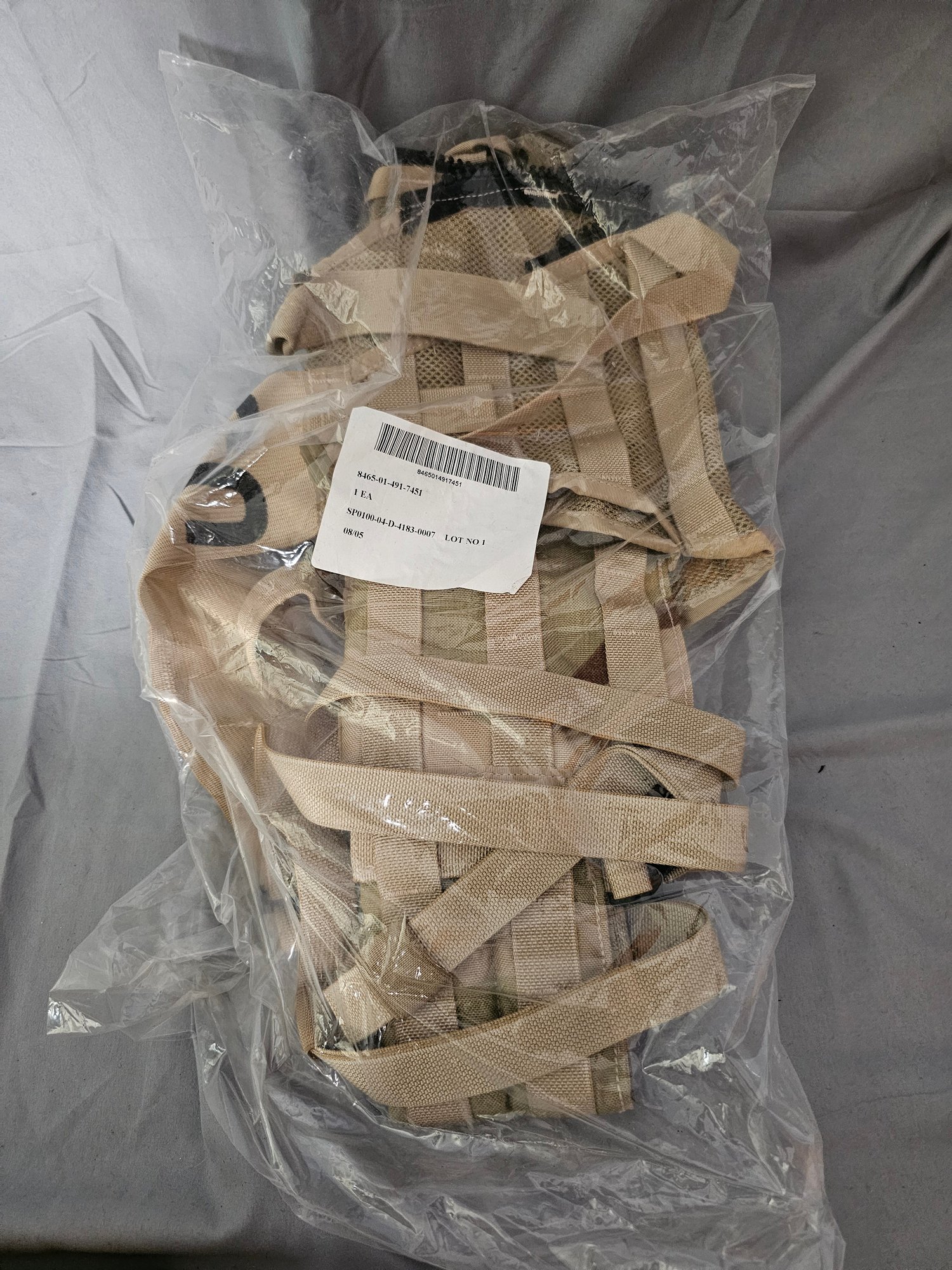 US ARMY DESERT LOAD BEARING VEST LBV #1972 | Auctionninja.com