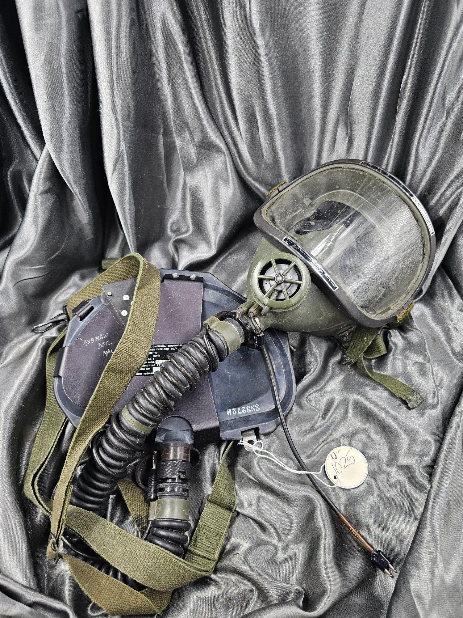 GAS MASK CRU-80-P Chemical-Biological Chest Mounted Regulator Assembly ...