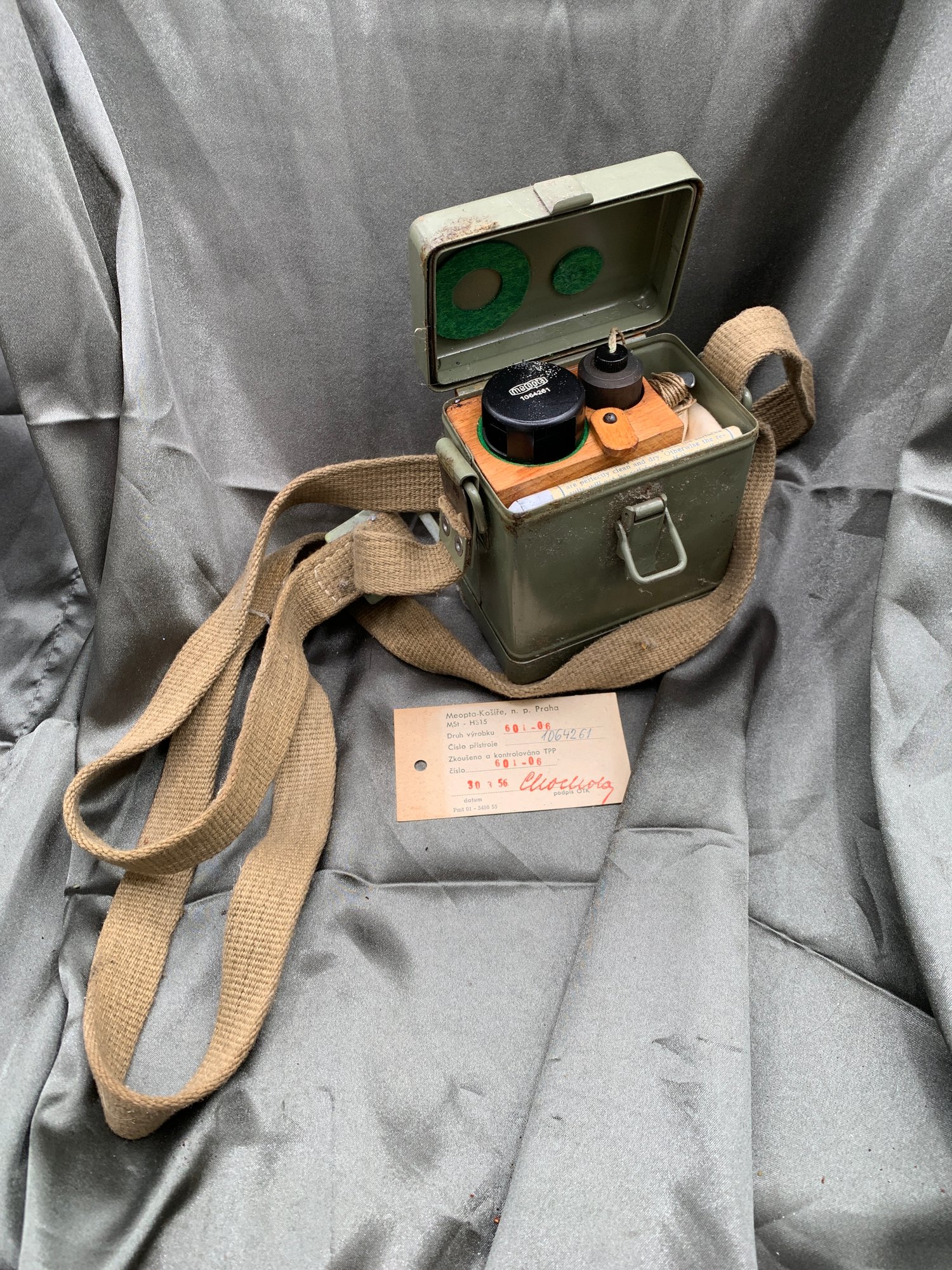 1950's GERMAN SURVEY TOOL BOX #2115 | Auctionninja.com