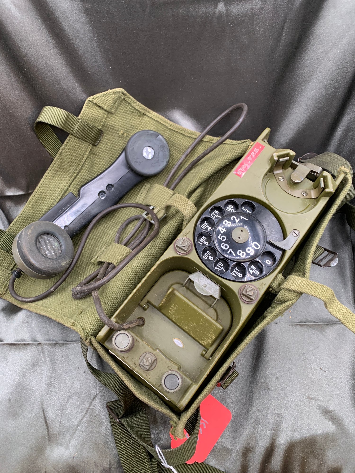 VIETNAM ERA FT-58/72 FIELD TELEPHONE #1770 | Auctionninja.com