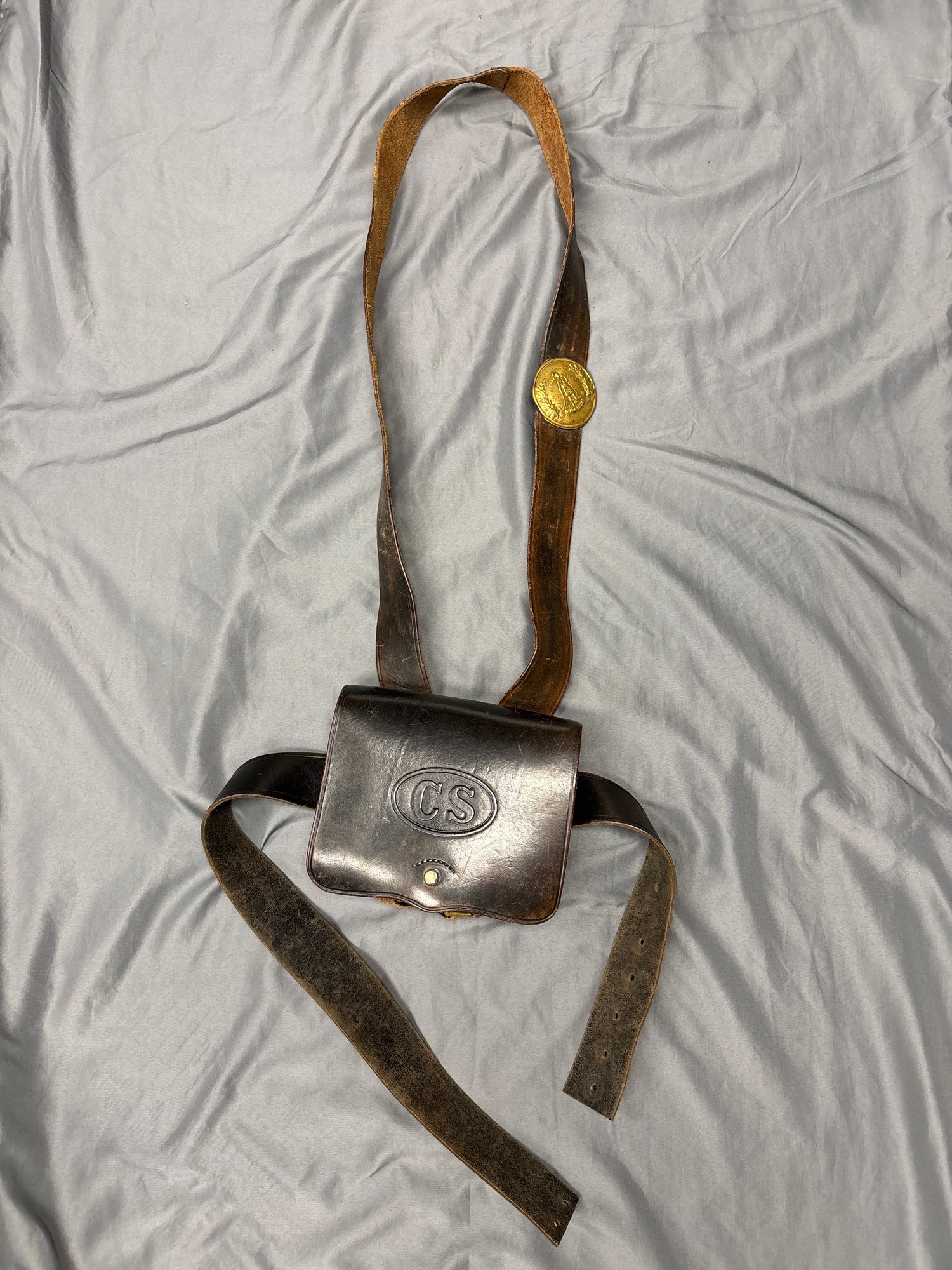 Reproduction Virginia Confederate Civil War Bag #4440 | Auctionninja.com
