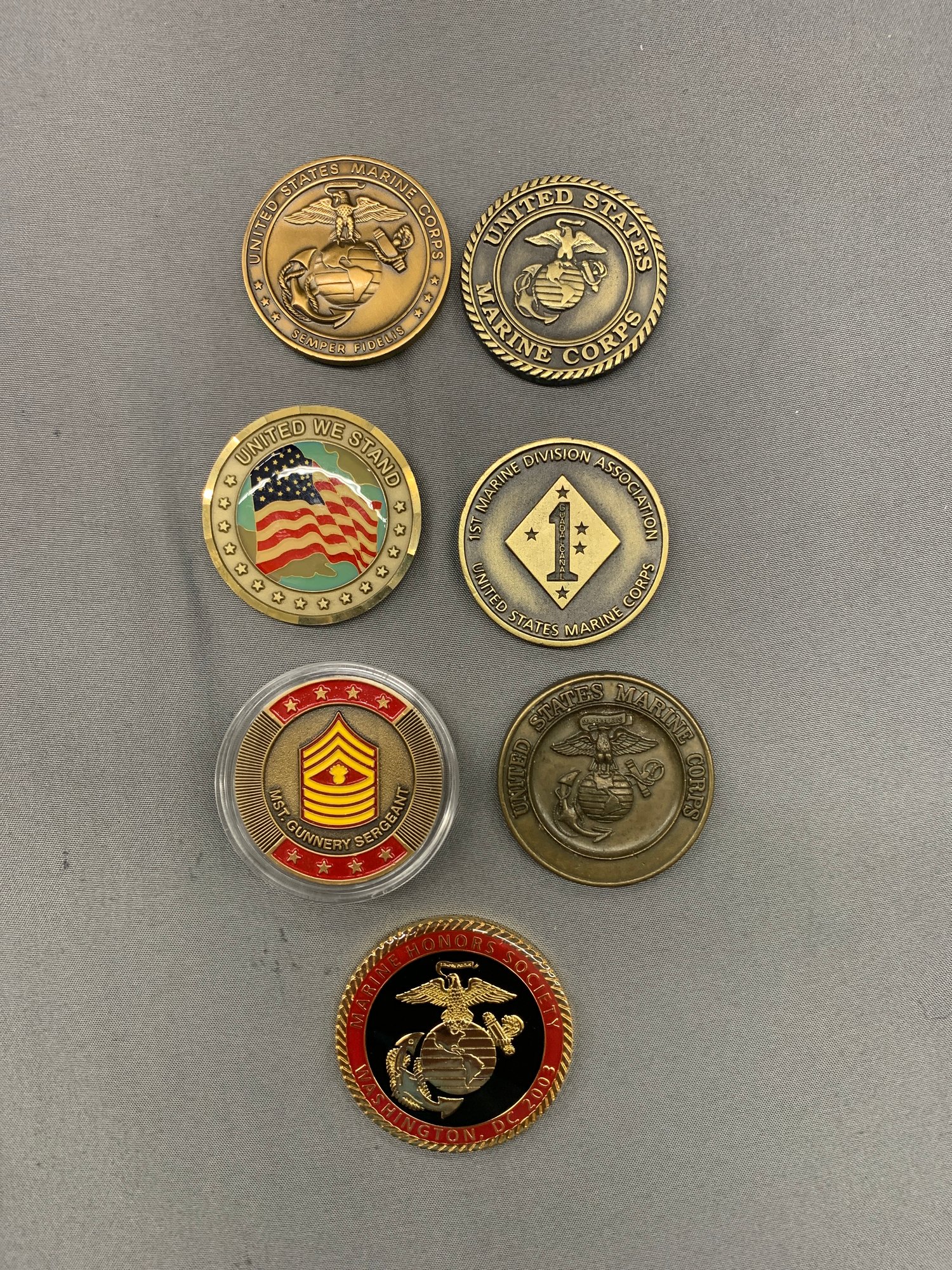U.S. MARINE CORPS CHALLENGE COINS #3 #2308 | Auctionninja.com