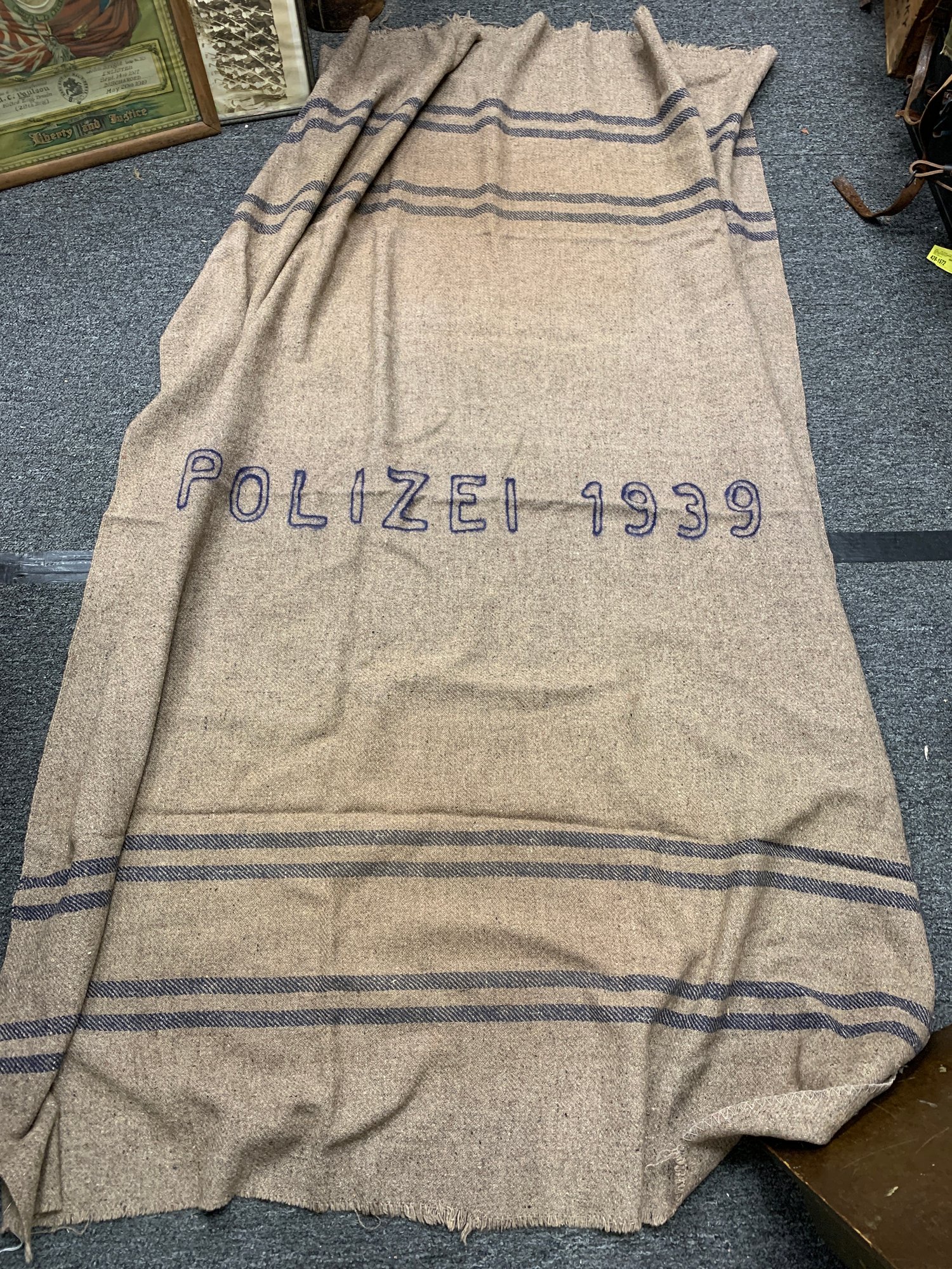 WW2 German Polizei Blanket #2511 | Auctionninja.com