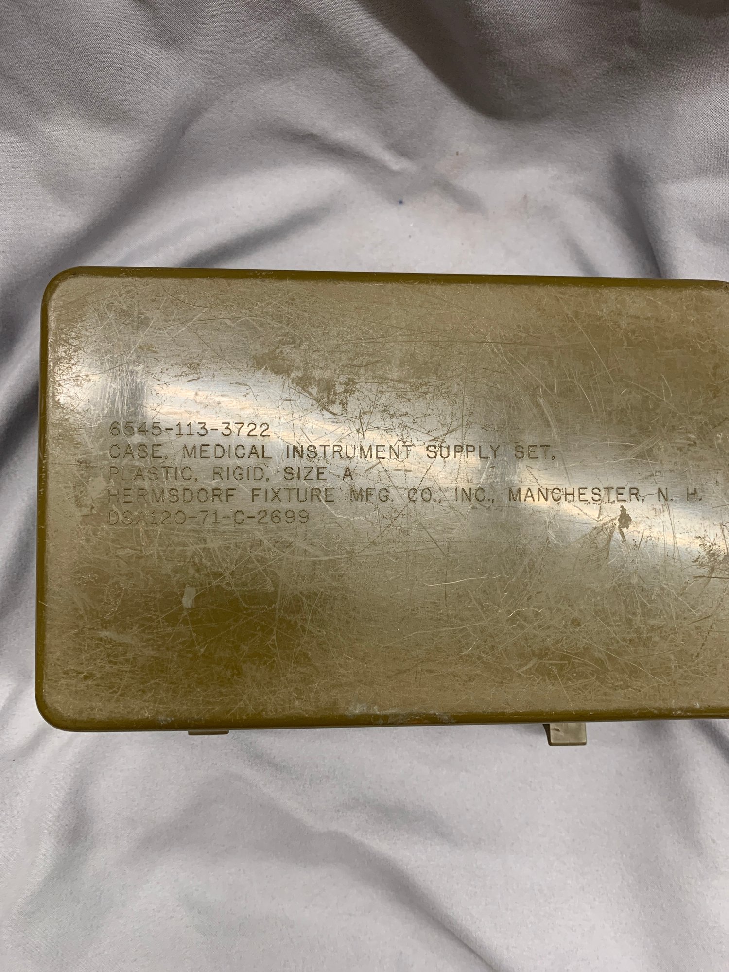 U.S. ARMY FIRST AID KIT, GENERAL PURPOSE WITH CONTENTS #2637 ...