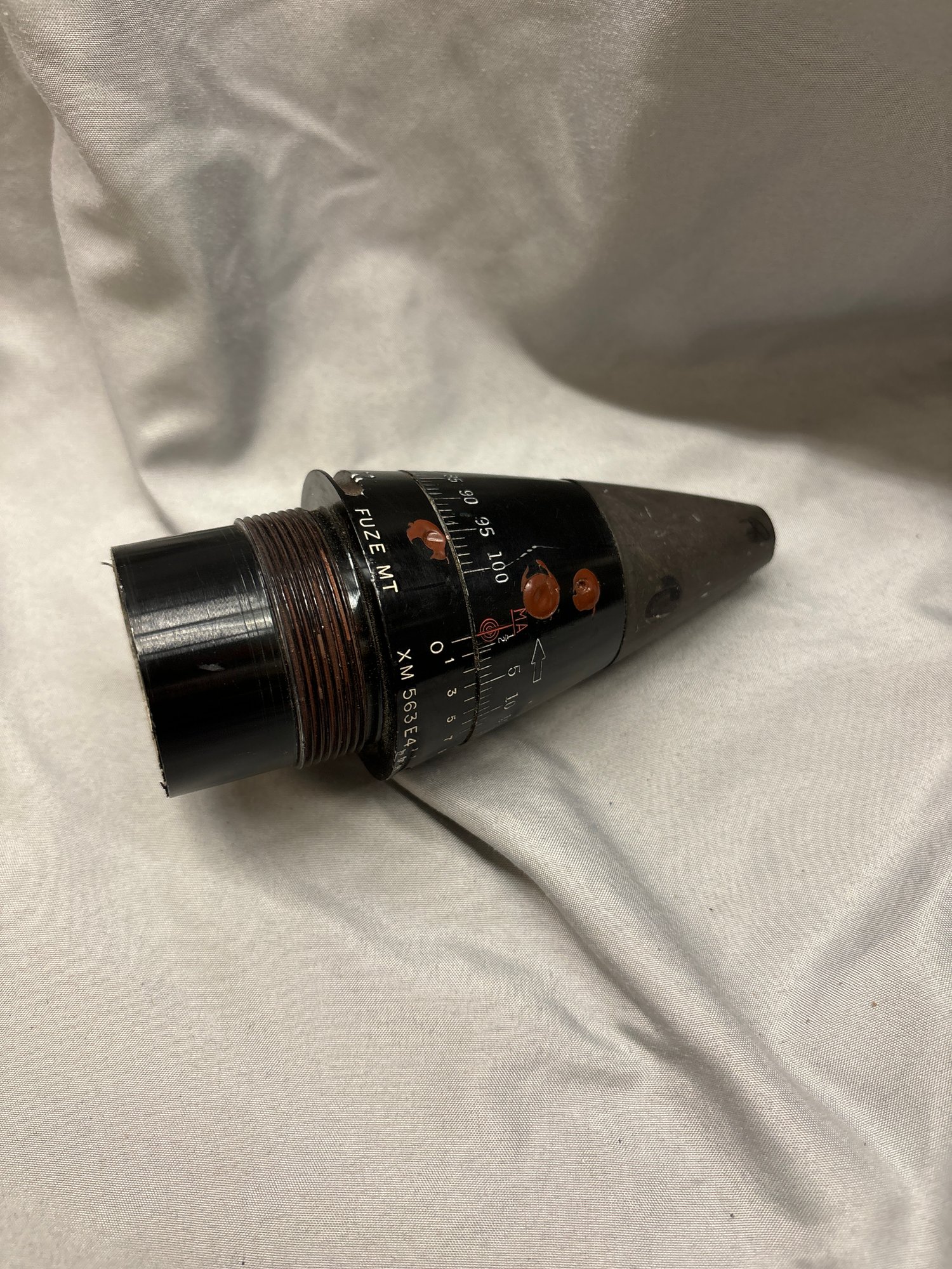 VIETNAM WAR ERA MECHANICAL TIME M563 FUZE INERT #2935 | Auctionninja.com