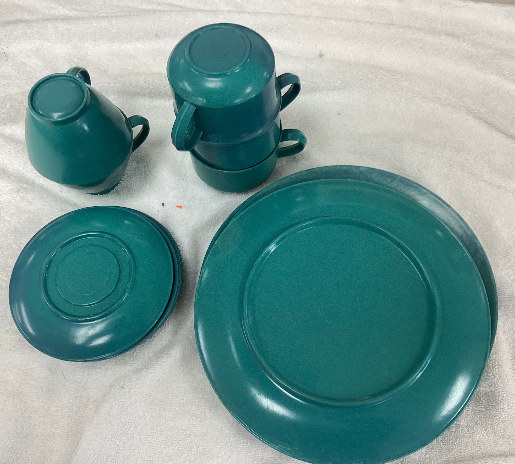 Blue Melmac Style Dinnerware #1466 | Auctionninja.com