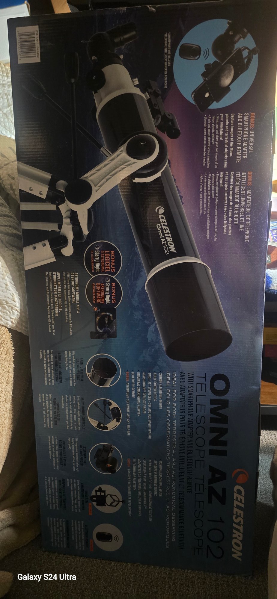 New Celestron Omni AZ 102 Telescope #1012 | Auctionninja.com