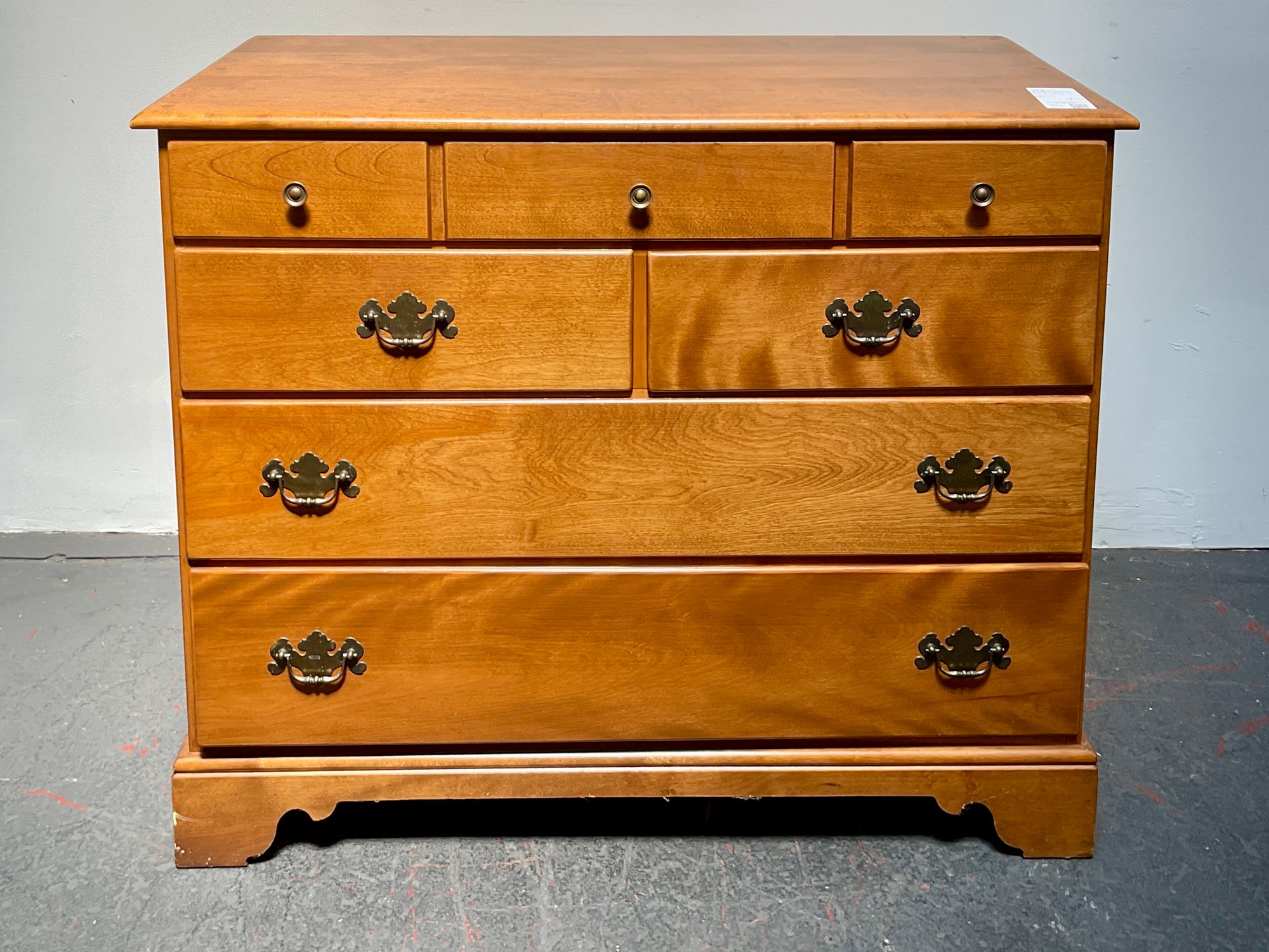 Ethan Allen Five Drawer Dresser #7144 | Auctionninja.com