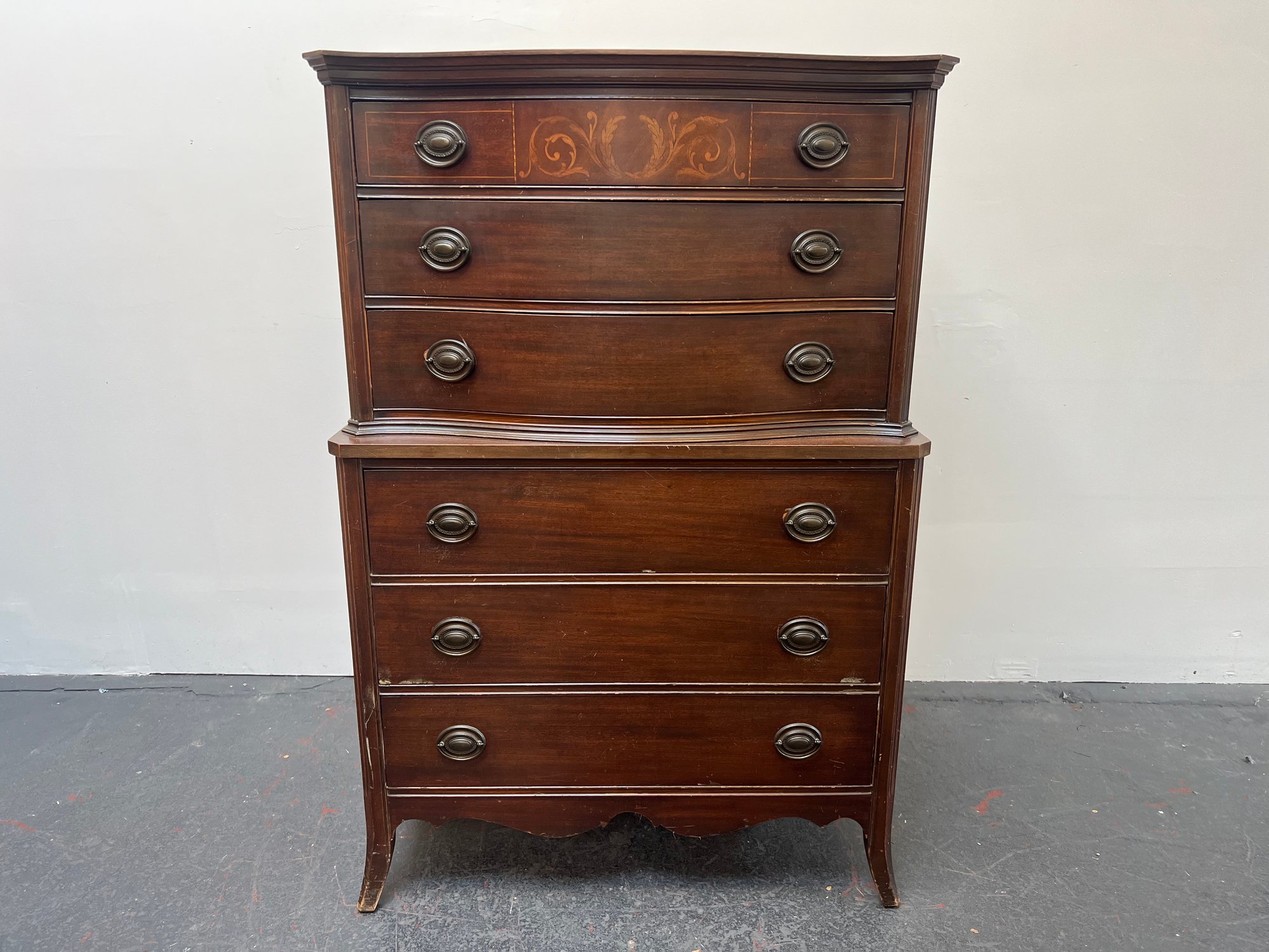Chest On Chest With Inlay Design #7488 | Auctionninja.com