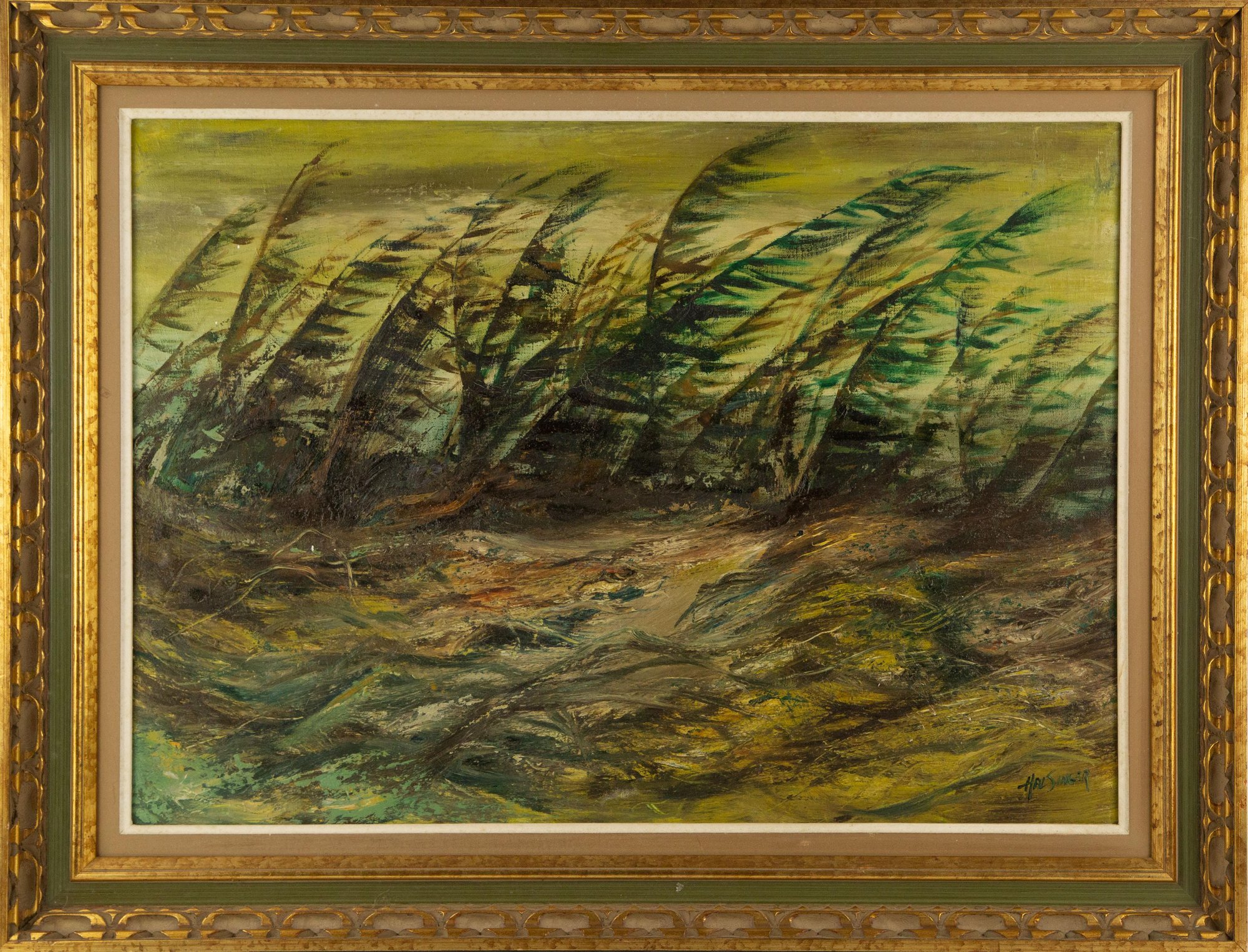 Signed Hal Singer Landscape Oil On Canvas #14146 | Auctionninja.com