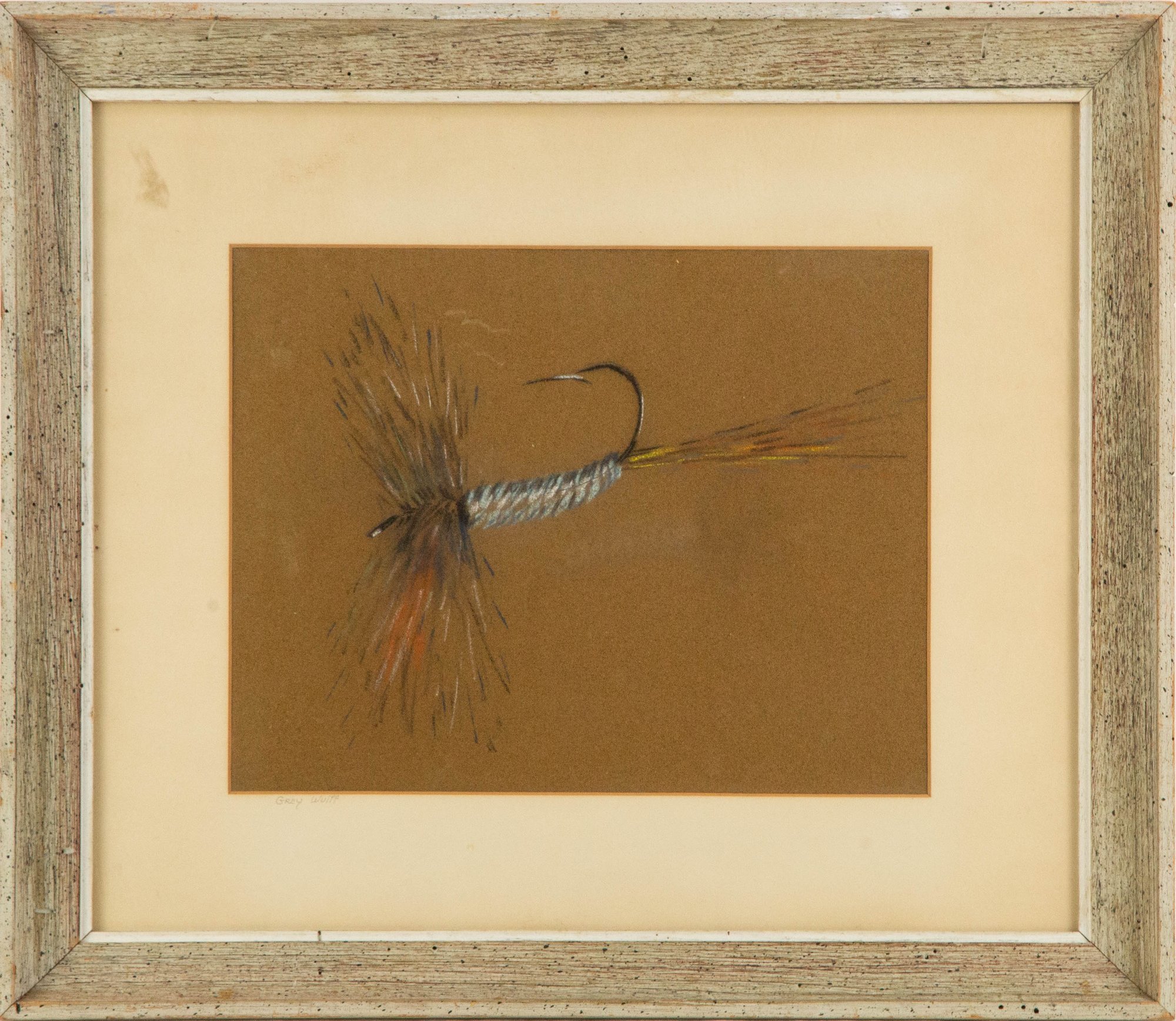 Contemporary Art Mixed Media Grey Wulff"Untitled" #19434 | Auctionninja.com