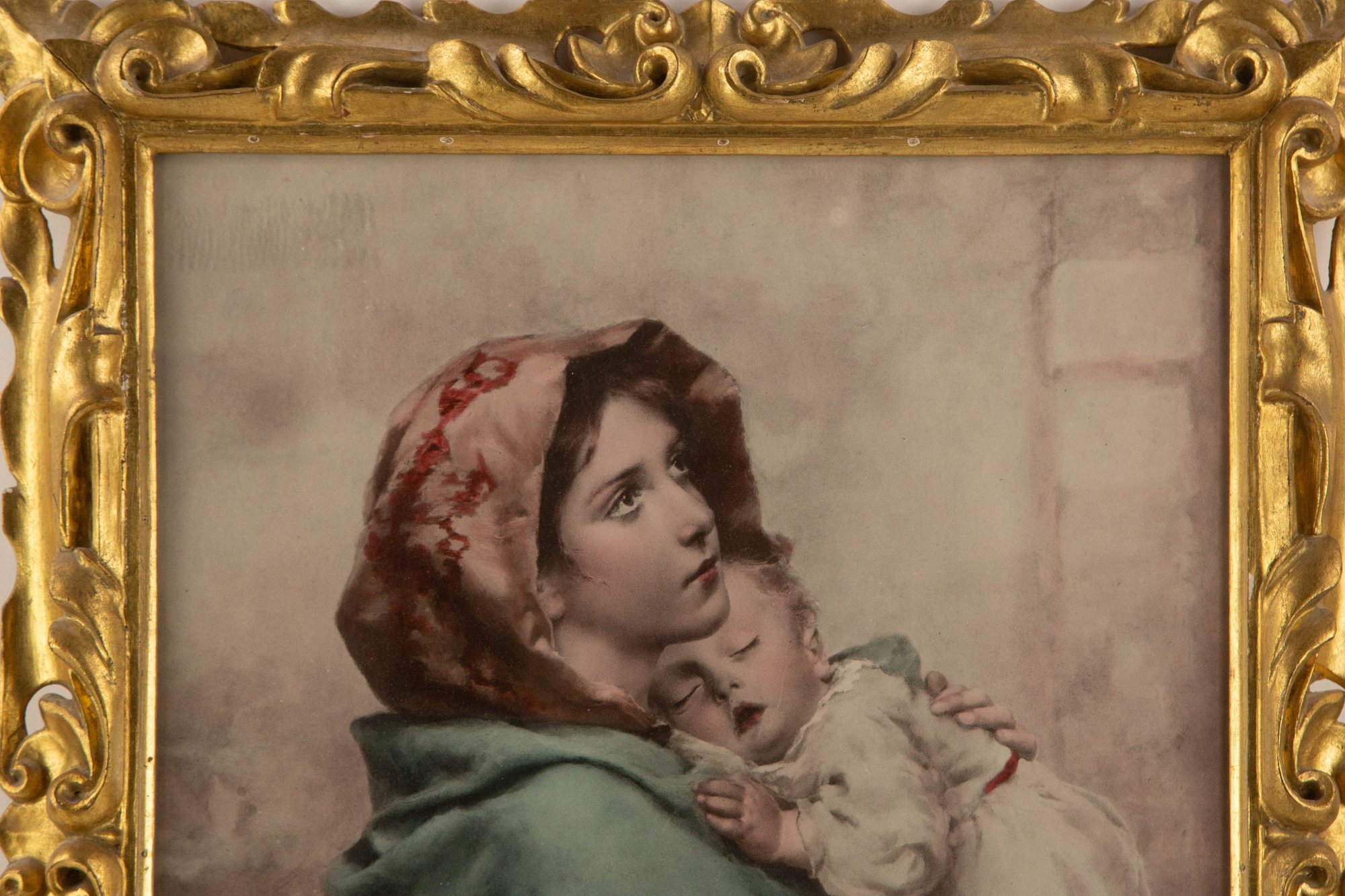 Religious Icon Print Roberto Ferruzzi ( Italian,18541934 )"Madonna Of ...