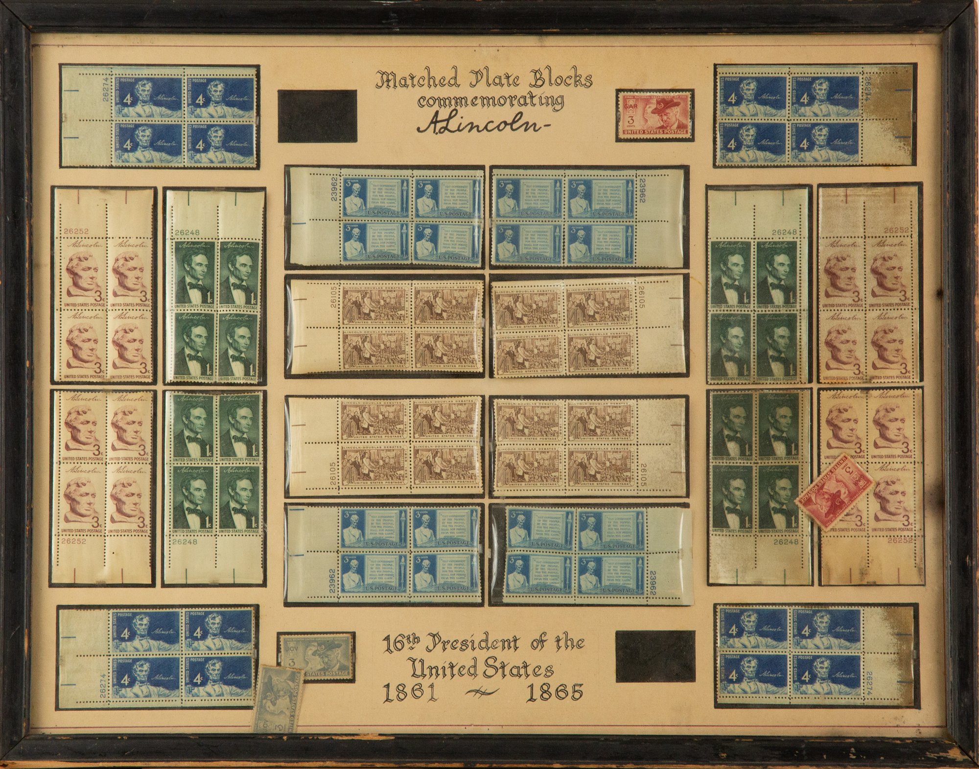 16th President Of The United States 1861-1865 Stamp #12338 ...
