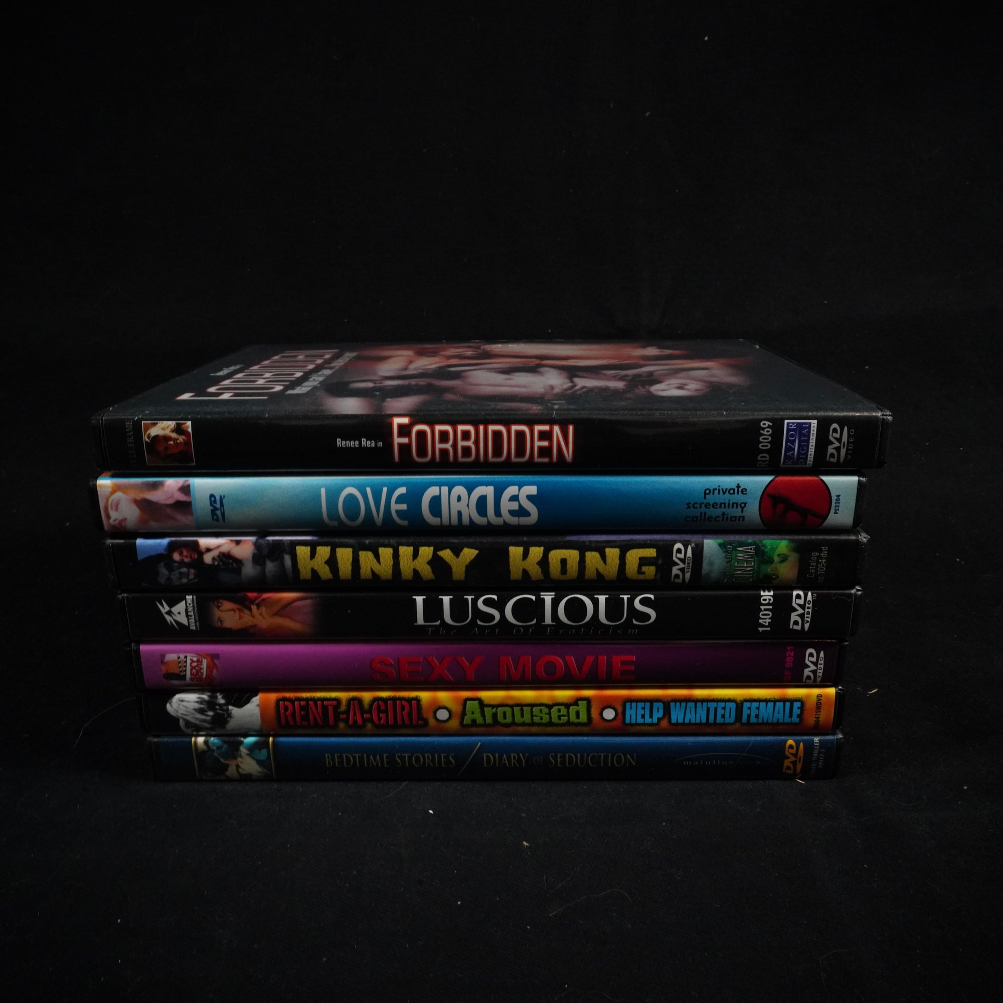 Lot Of 7 Adult Film DVDs - XXX #1692 | Auctionninja.com
