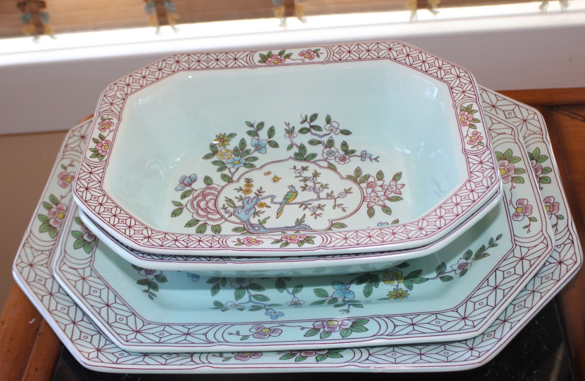 SERVING PLATTERS & BOWLS Calyx Ware Adams English Ironstone - Singapore ...