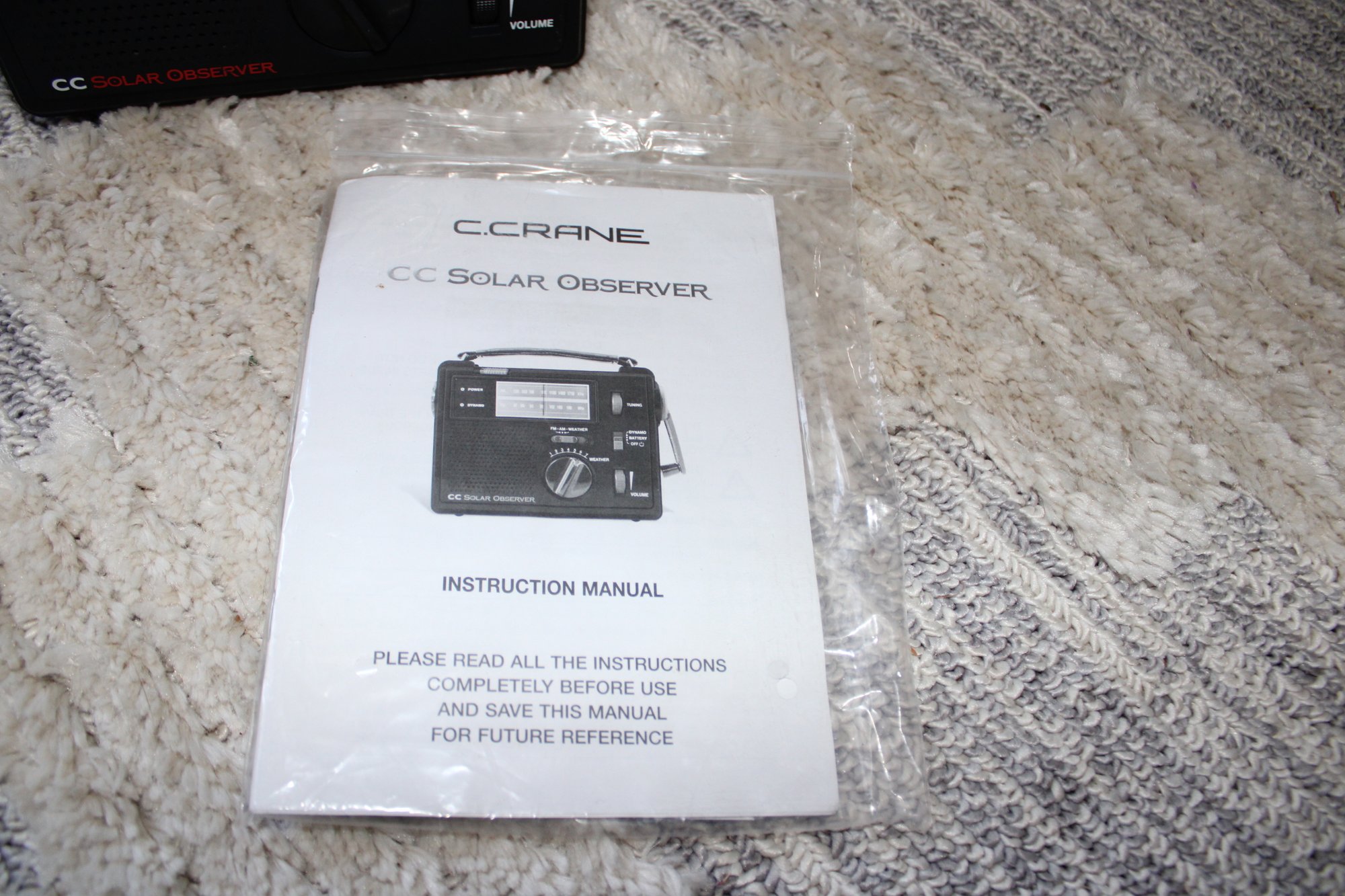 C.crane Solar Observer Radio #11170 | Auctionninja.com