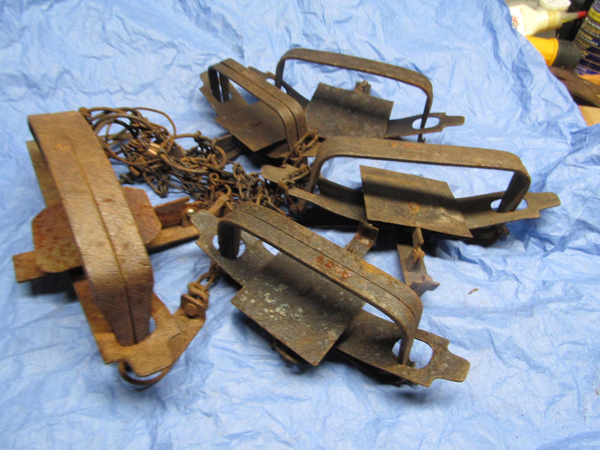 5 Vintage Hunting Traps (4) #8491 | Auctionninja.com