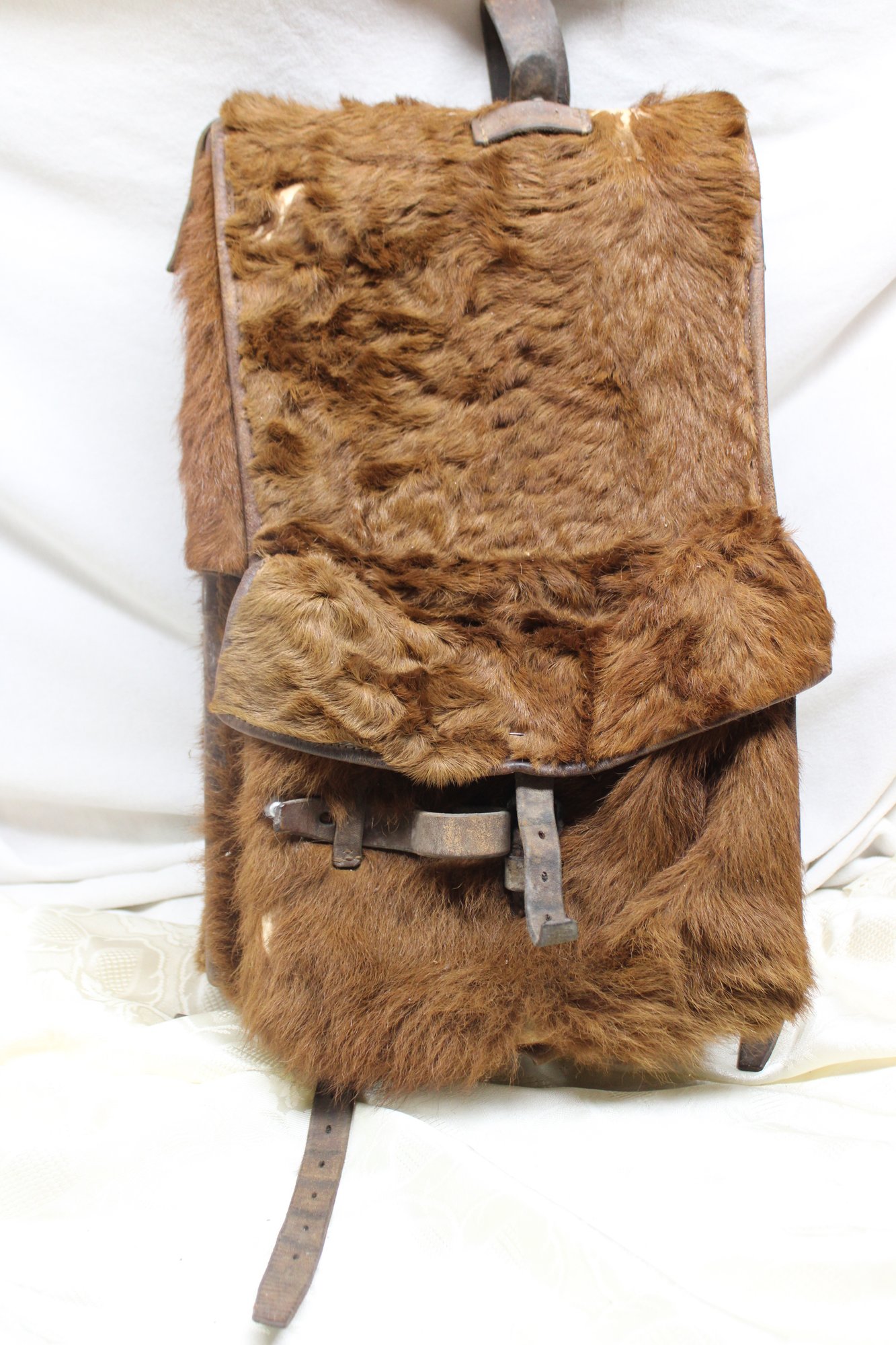 Original Vintage WW2 German Pony Horsehair Backpack O. WEISS SATTLER ...