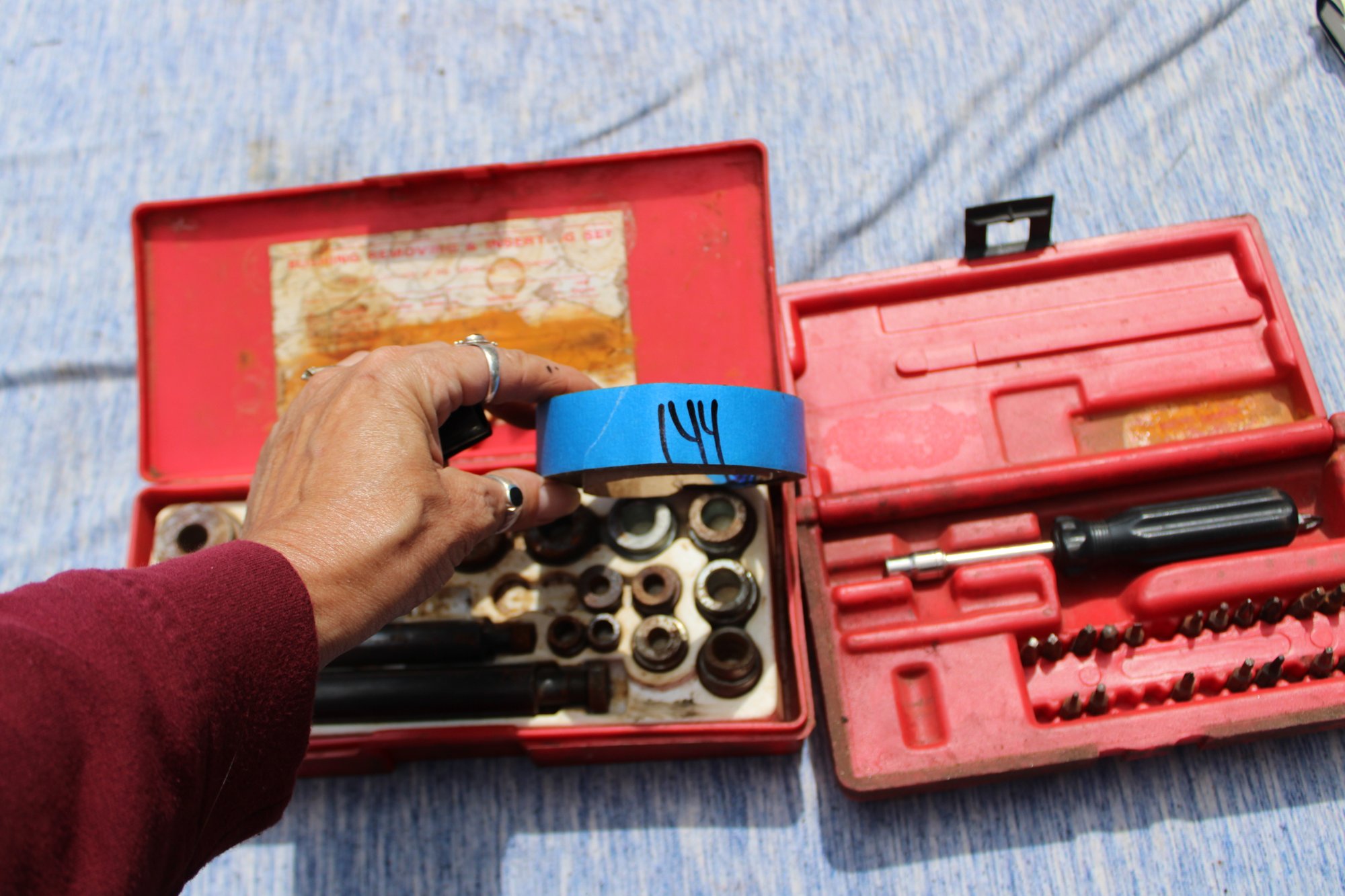 Bushing Removing Set & Drill Bit Set #9098 | Auctionninja.com