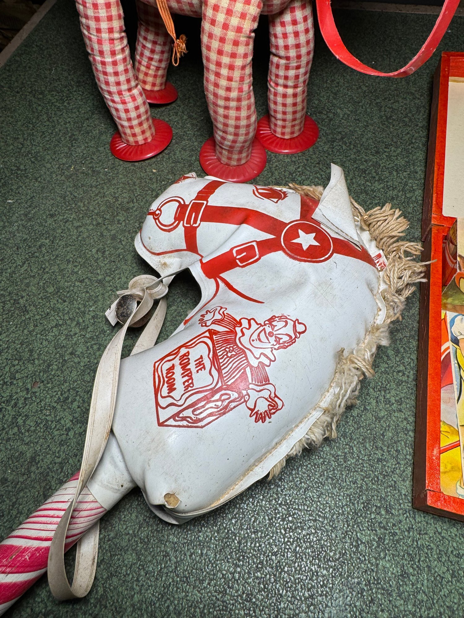 Knickerbocker Plaid Horse, Hobby Horse & Horse Block Puzzle (B) #31592 ...