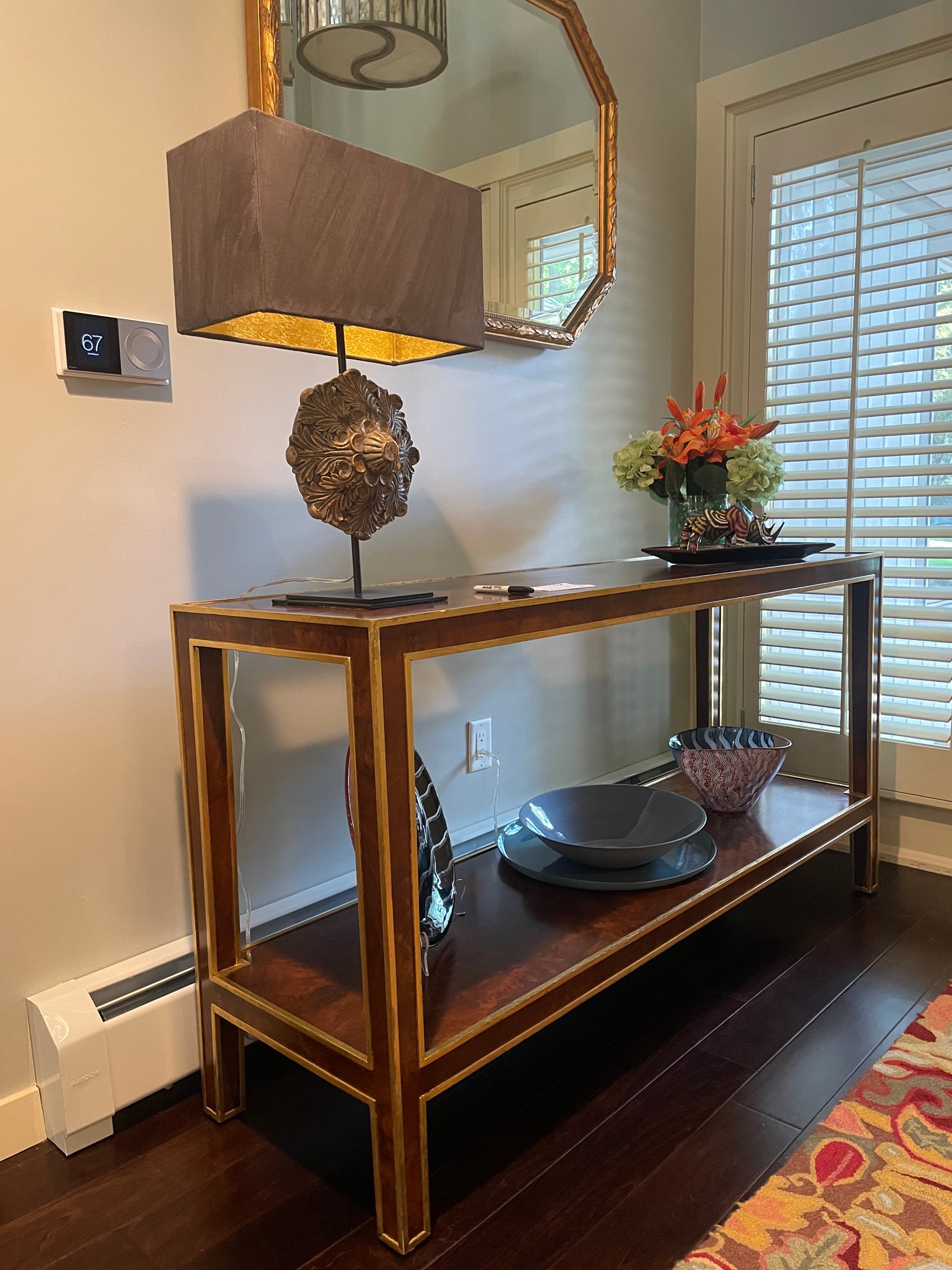 Burle Veneer Console Table (F) #11415 | Auctionninja.com