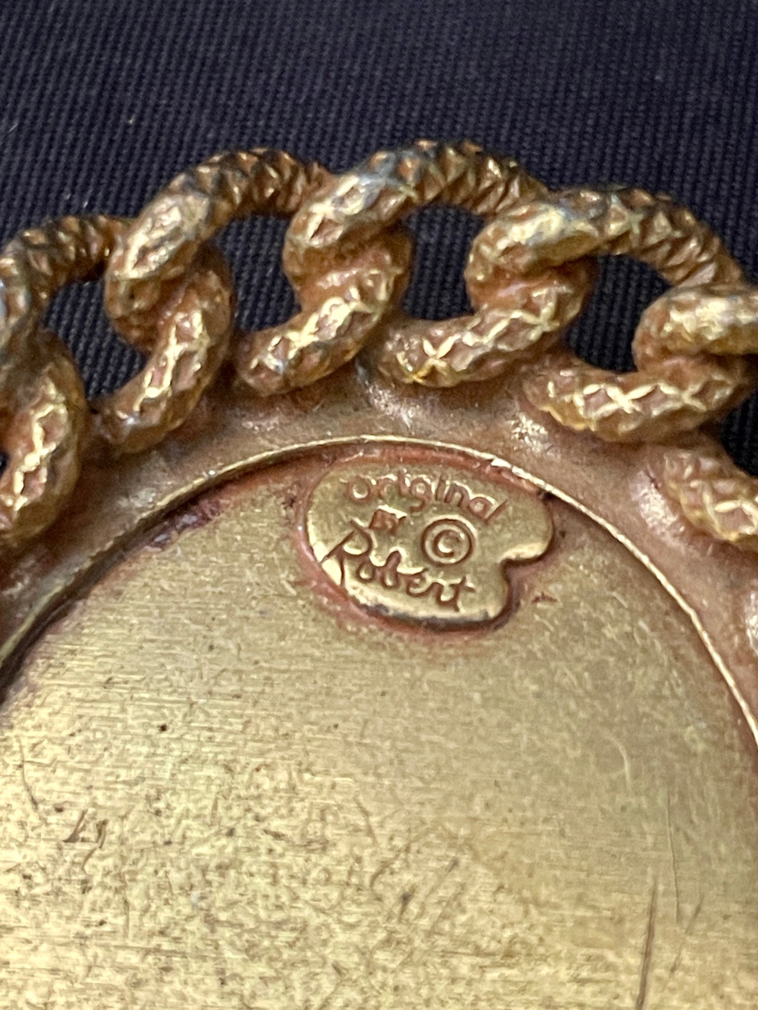 Original By Robert Tortoise Shell Brooch, Sunburst Rhinestone Brooch ...