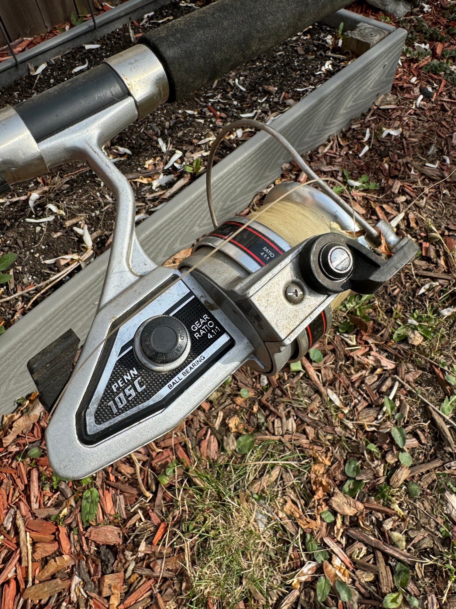 Master Model PST 210 Custom Striker Fishing Pole With Penn 105C Reel ...