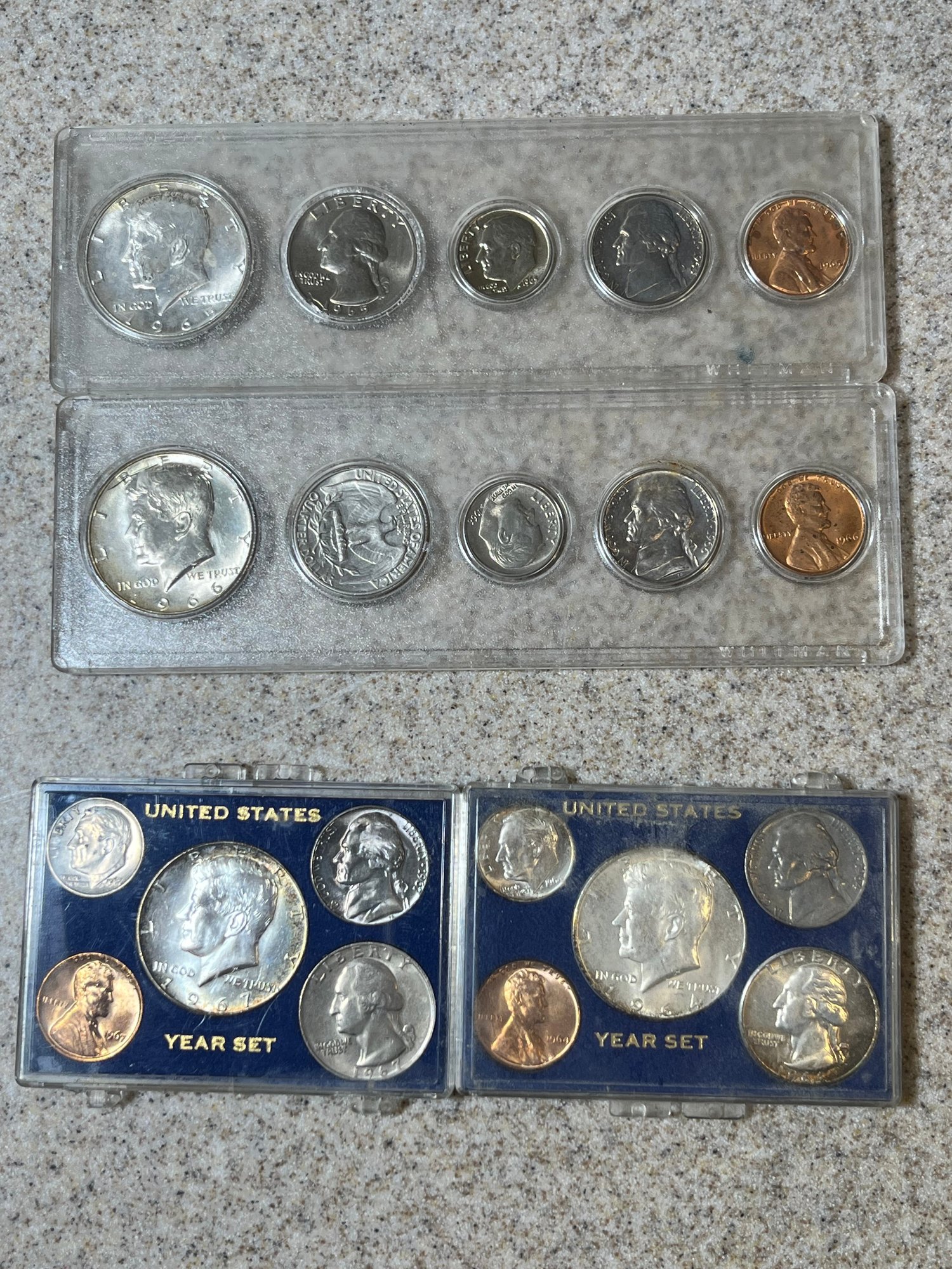 4 Year Sets Of American Coins (k) #25705 | Auctionninja.com