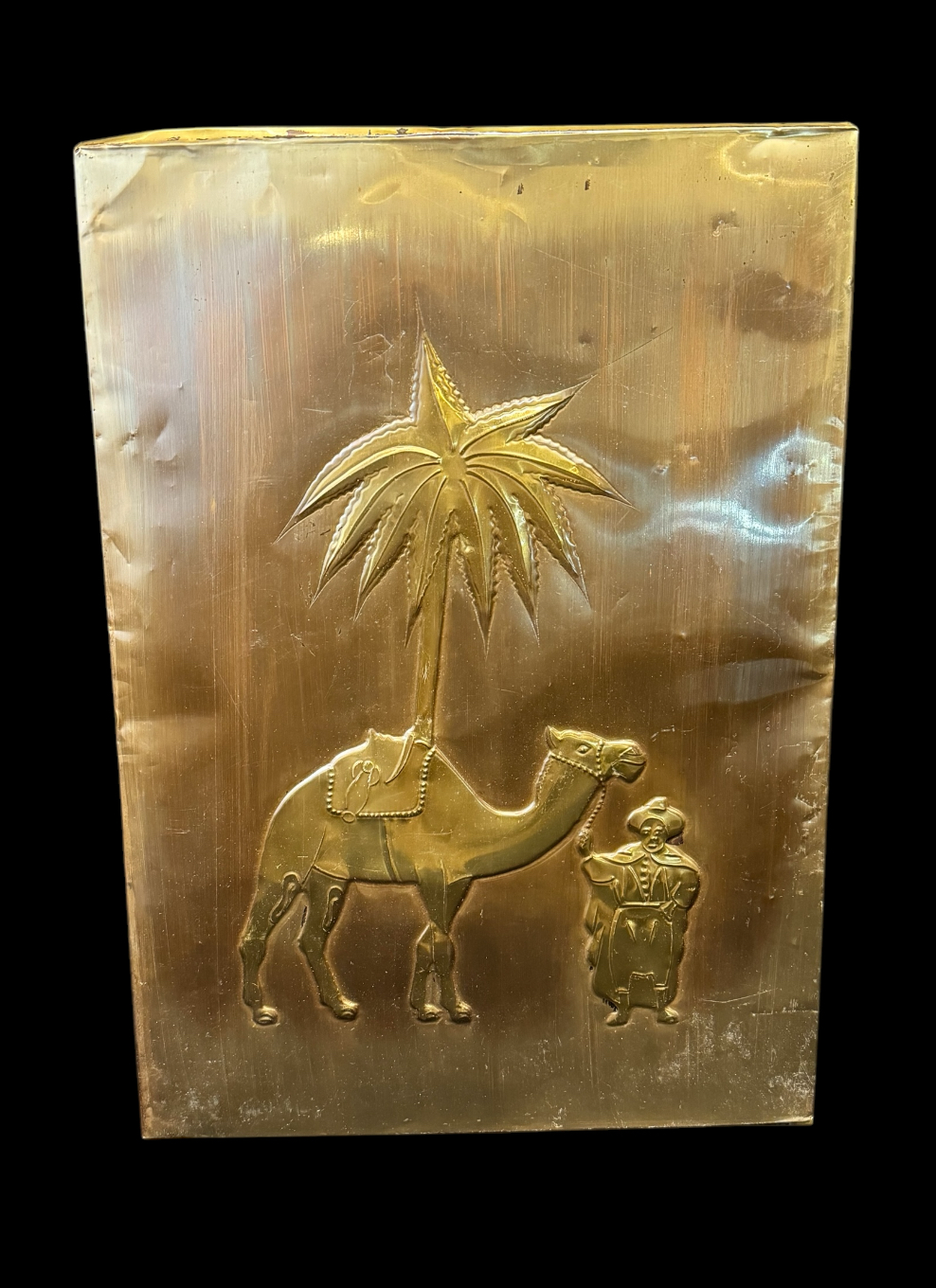 Israeli Camel & Palm Tree Embossed Metallic Wall Art MCM #18666 ...
