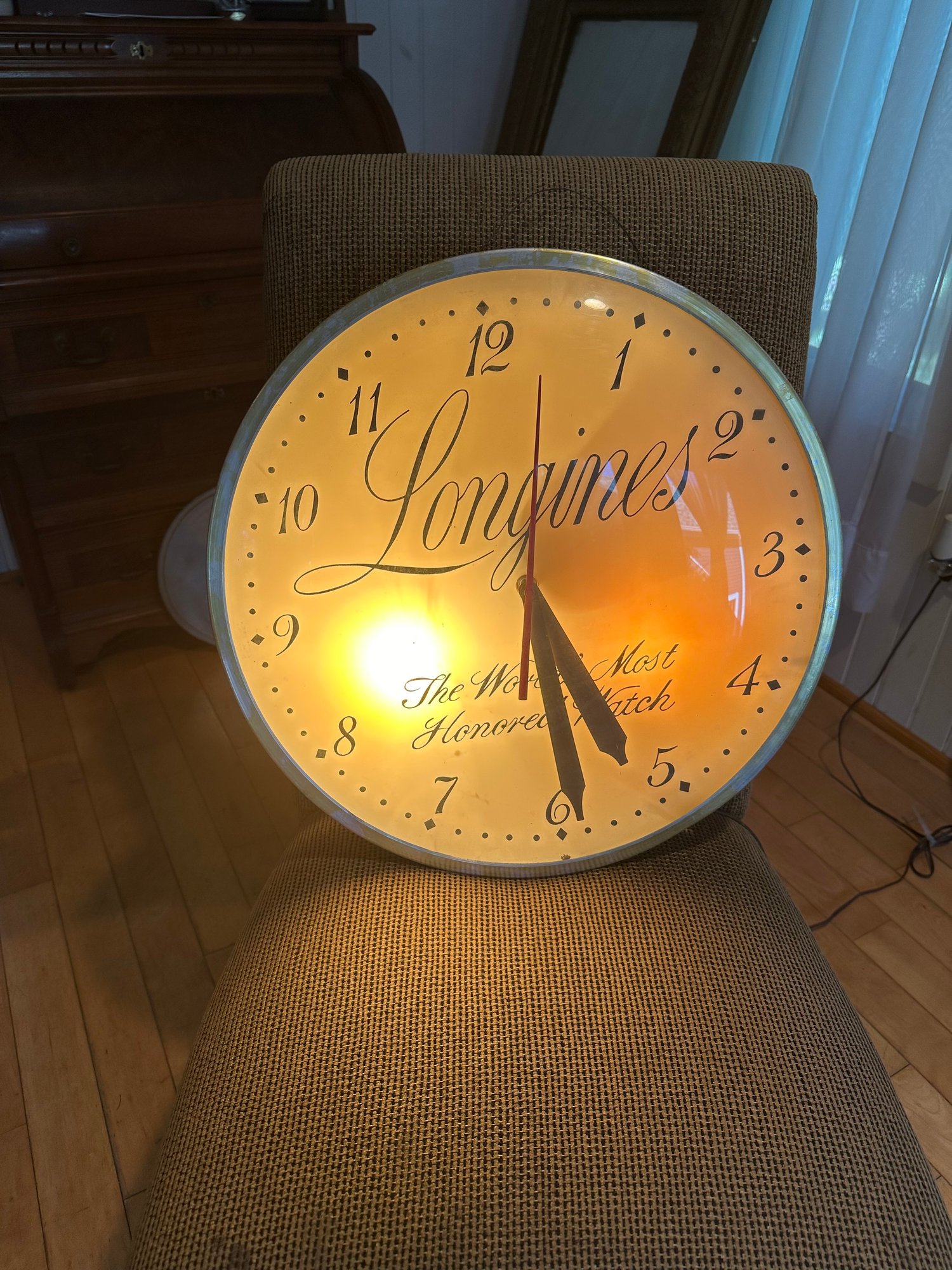 Longines Clock #10681 | Auctionninja.com