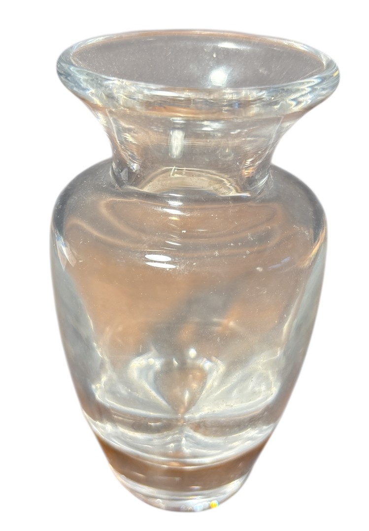 Signed Handblown Clear Glass Vase (DR) Simon Pierce #36000 ...
