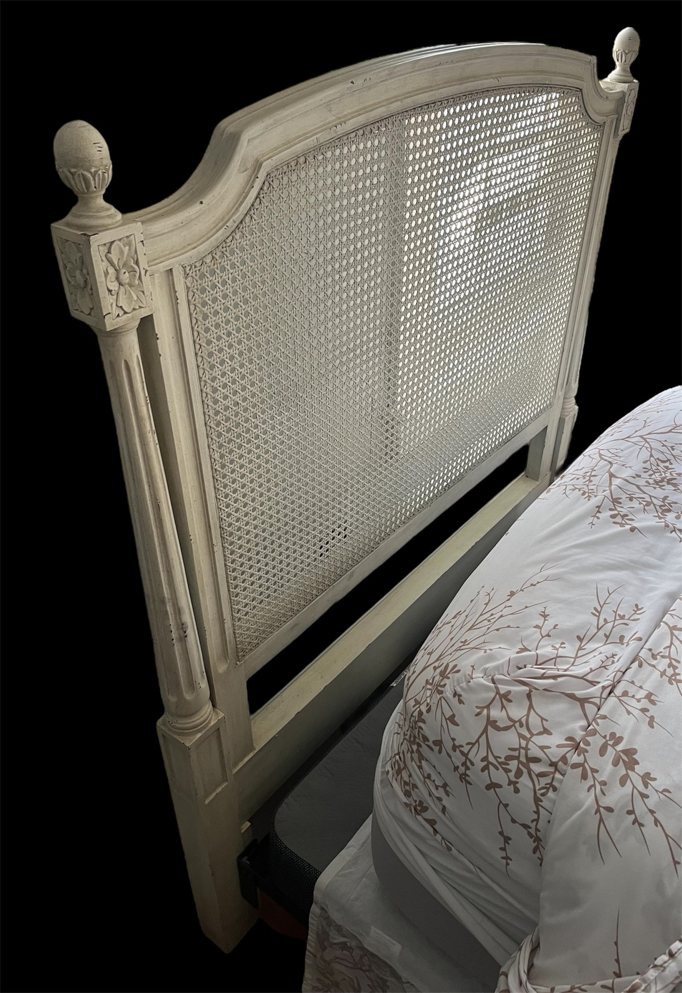 Set Of 2 Twin Bed French Cane Headboards (GBR) #15652 | Auctionninja.com