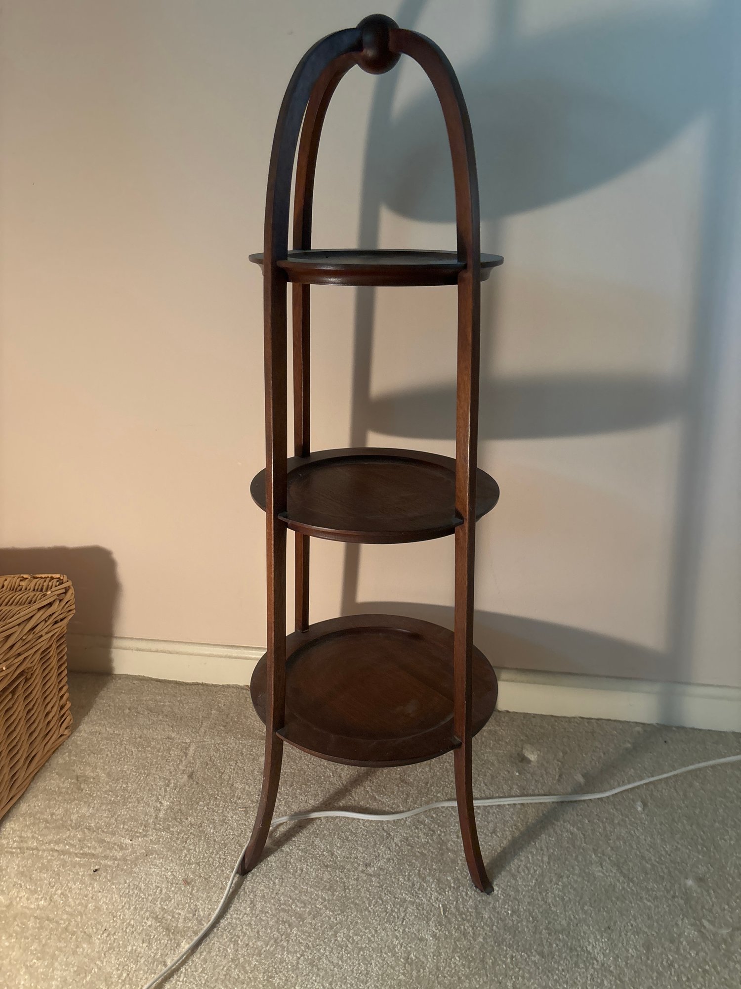Wooden Three Tier Stand #10822 | Auctionninja.com