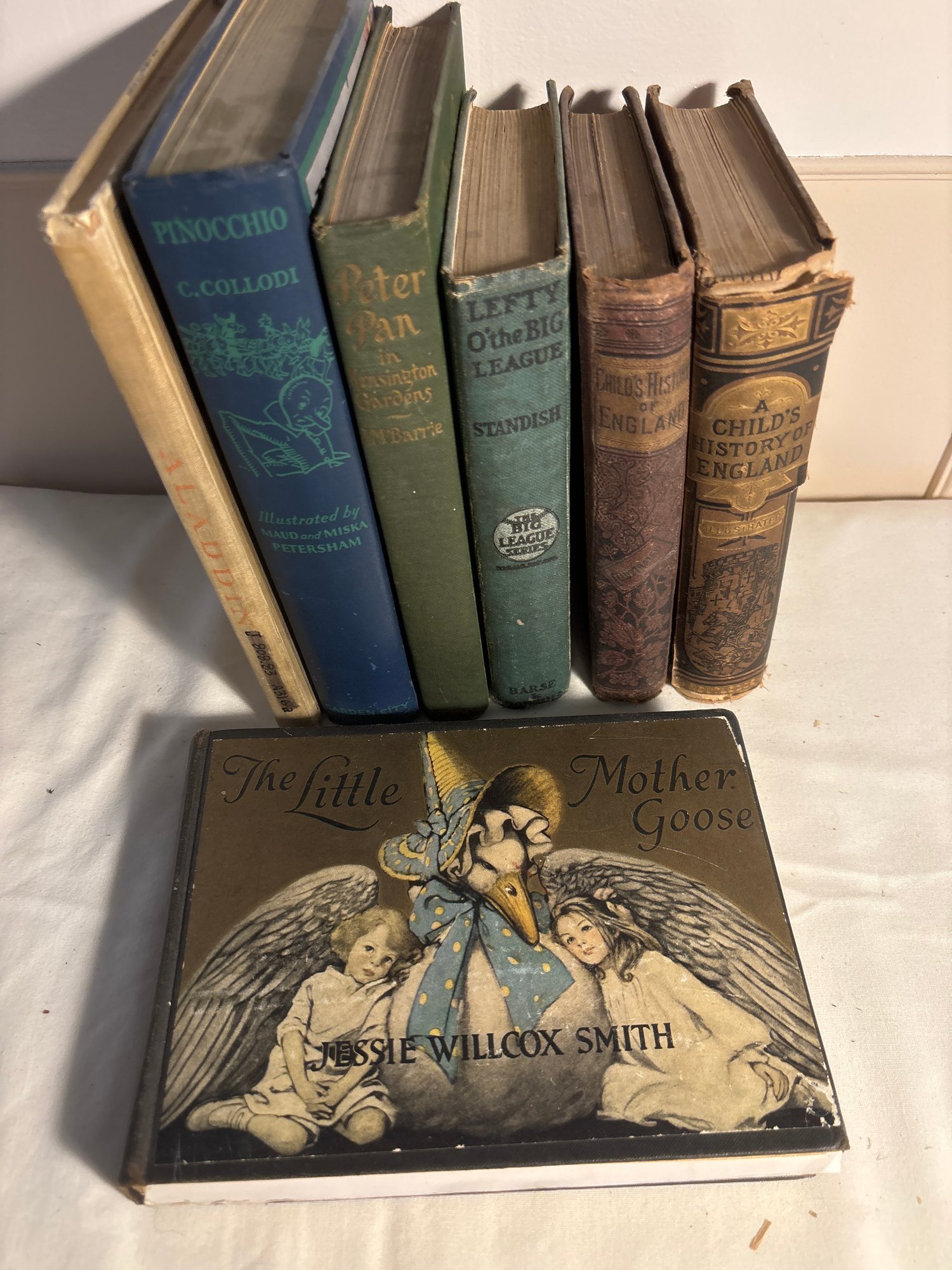 Pinocchio, Peter Pan In Kensington Gardne, Little Mother Goose, Charles ...