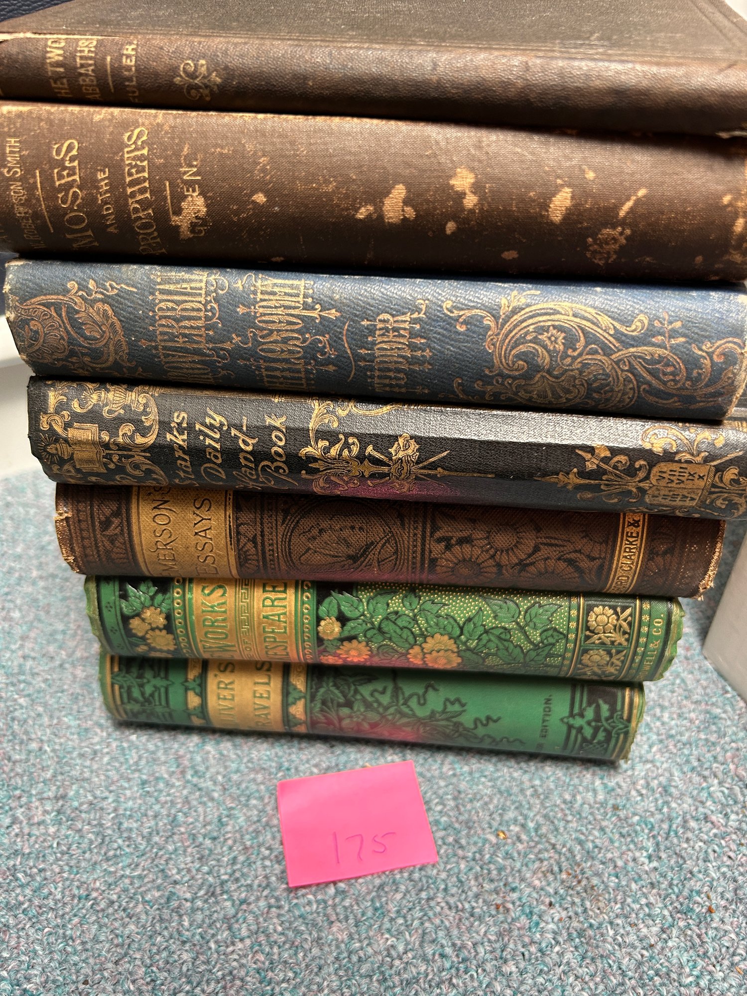 Antique Book Lot Mixed Thenes #29295 | Auctionninja.com