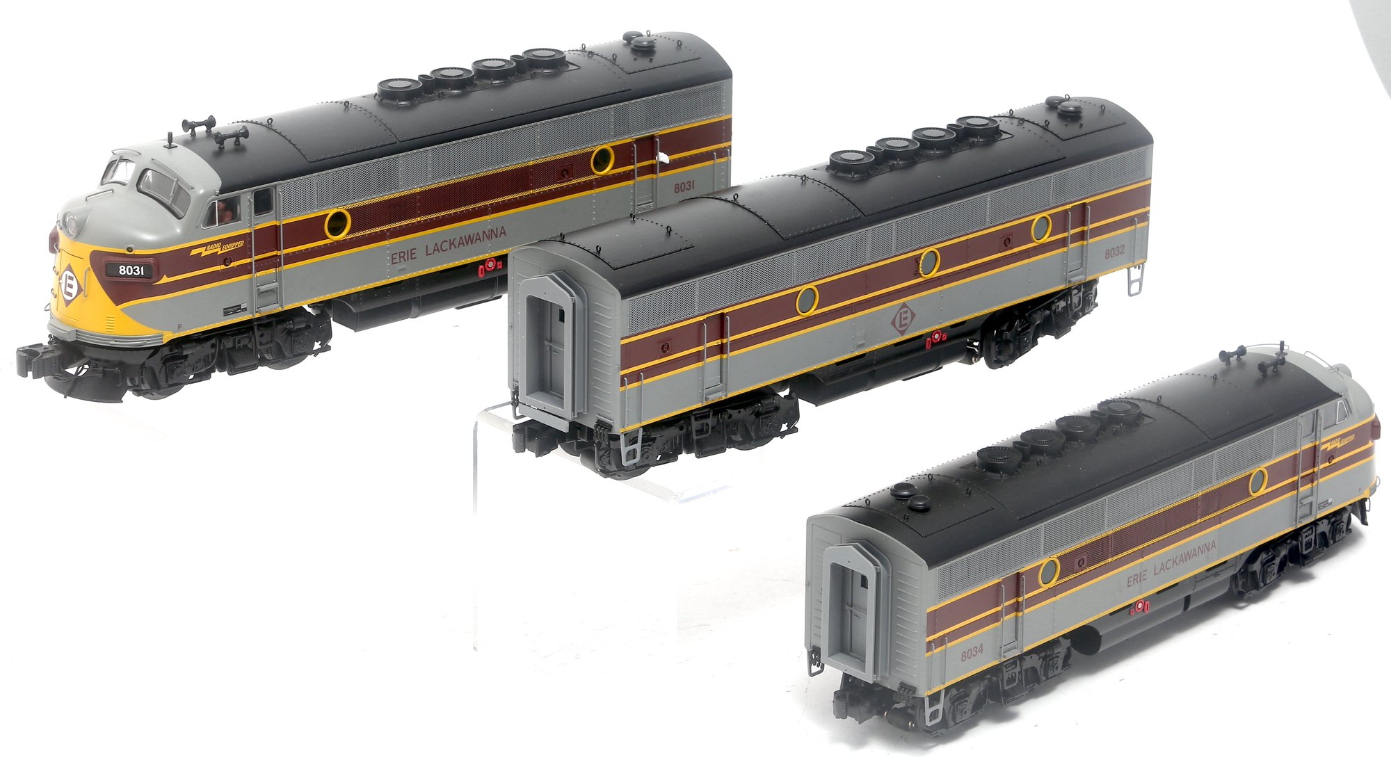 Lionel Erie Lackawanna F3 ABA Diesel Locomotive Set 6-24534 #139350 ...