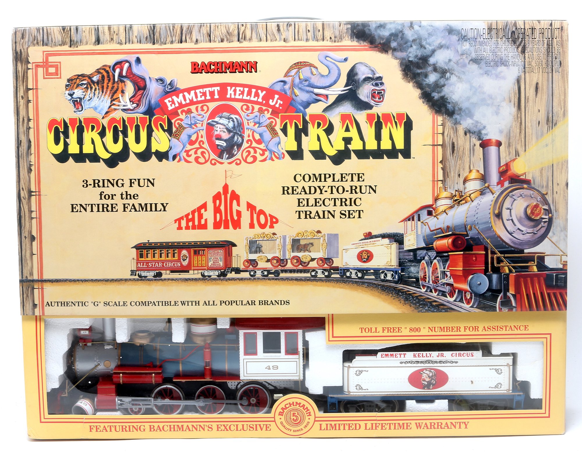 Bachmann Emmett Kelly Jr Circus Train 90021 #139429 | Auctionninja.com